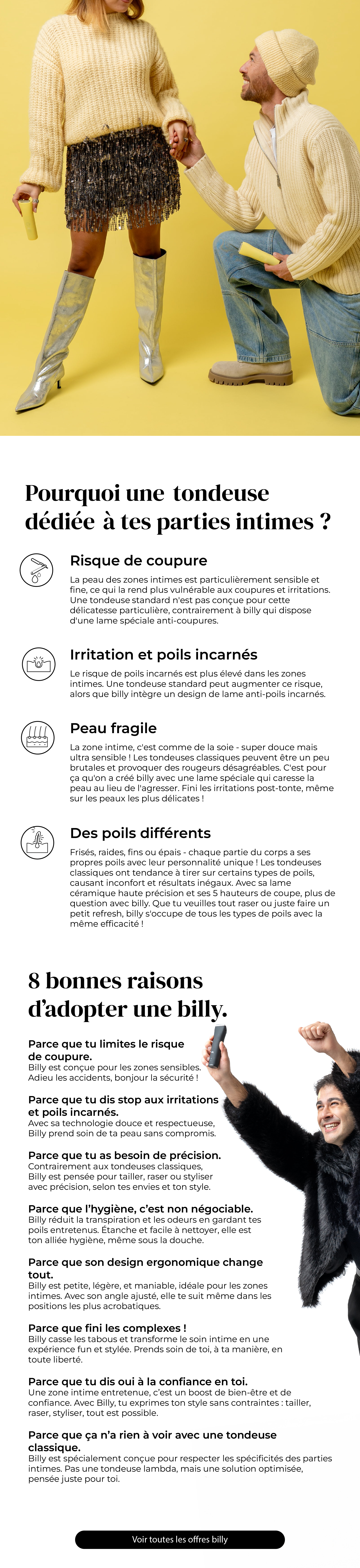 billy : la tondeuse intime pour tous - Ulule