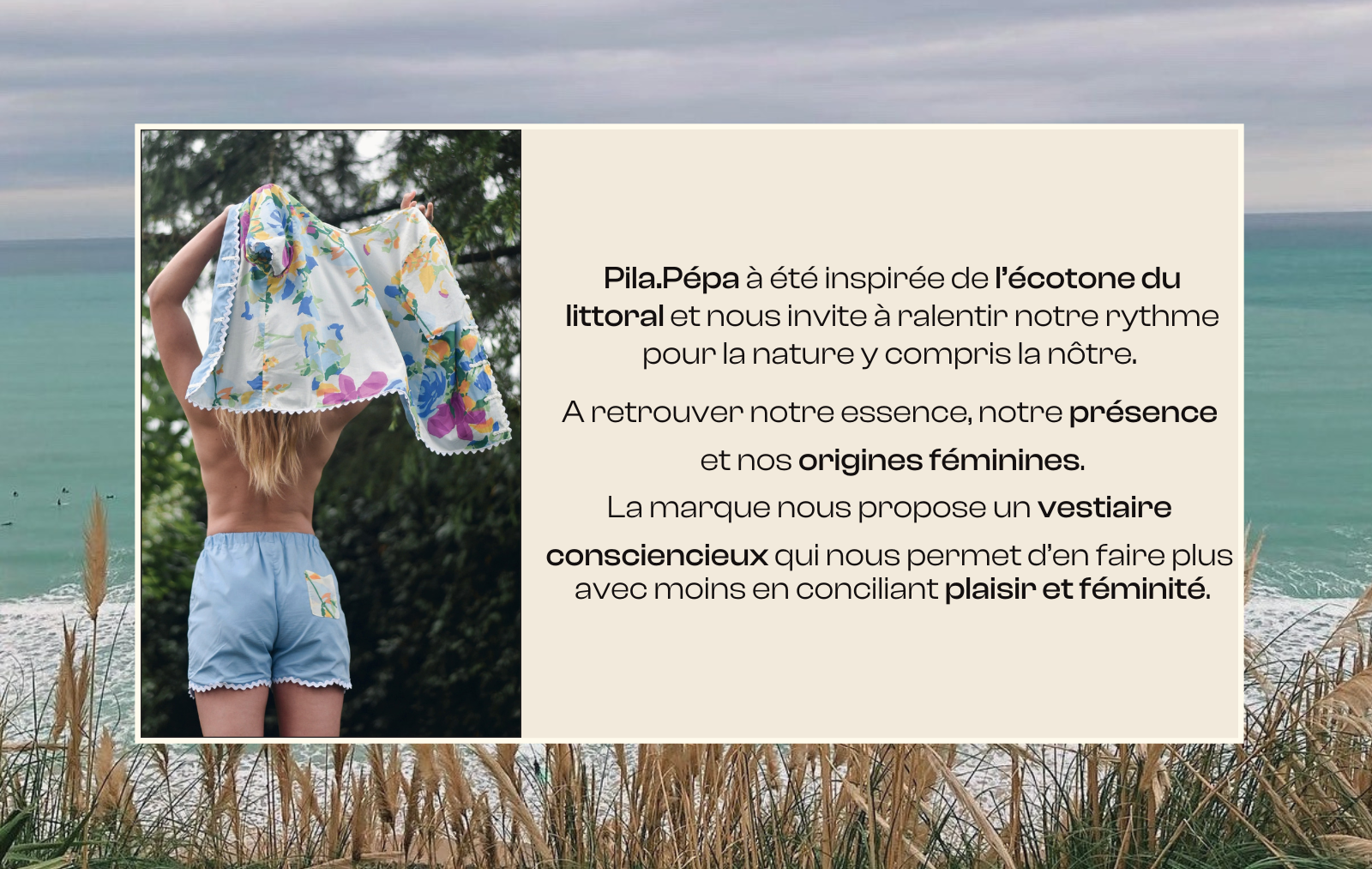 Pila.Pépa - Pour un vestiaire qui s'adapte à notre nature.