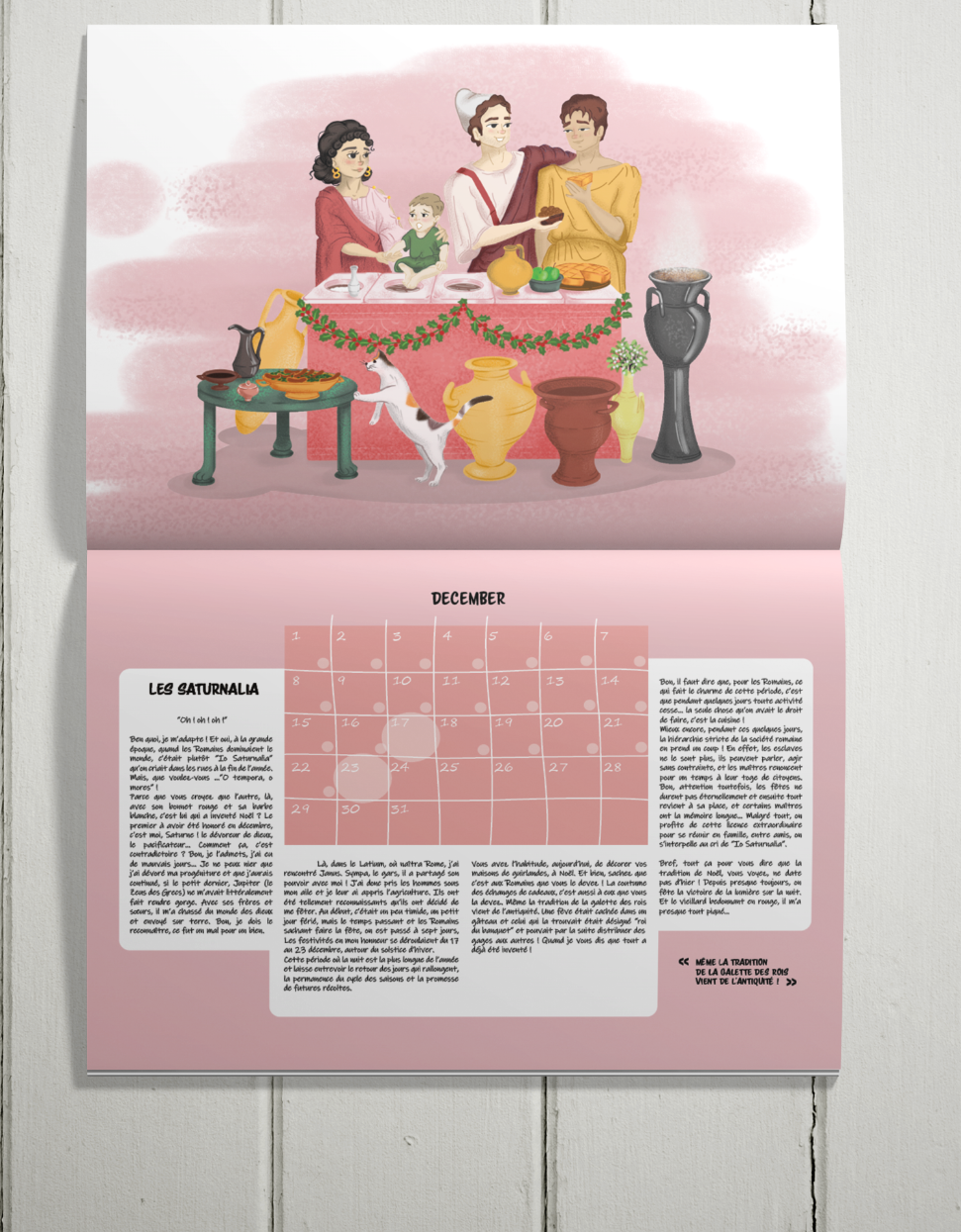 Les Immortels : calendrier perpétuel des fêtes romaines