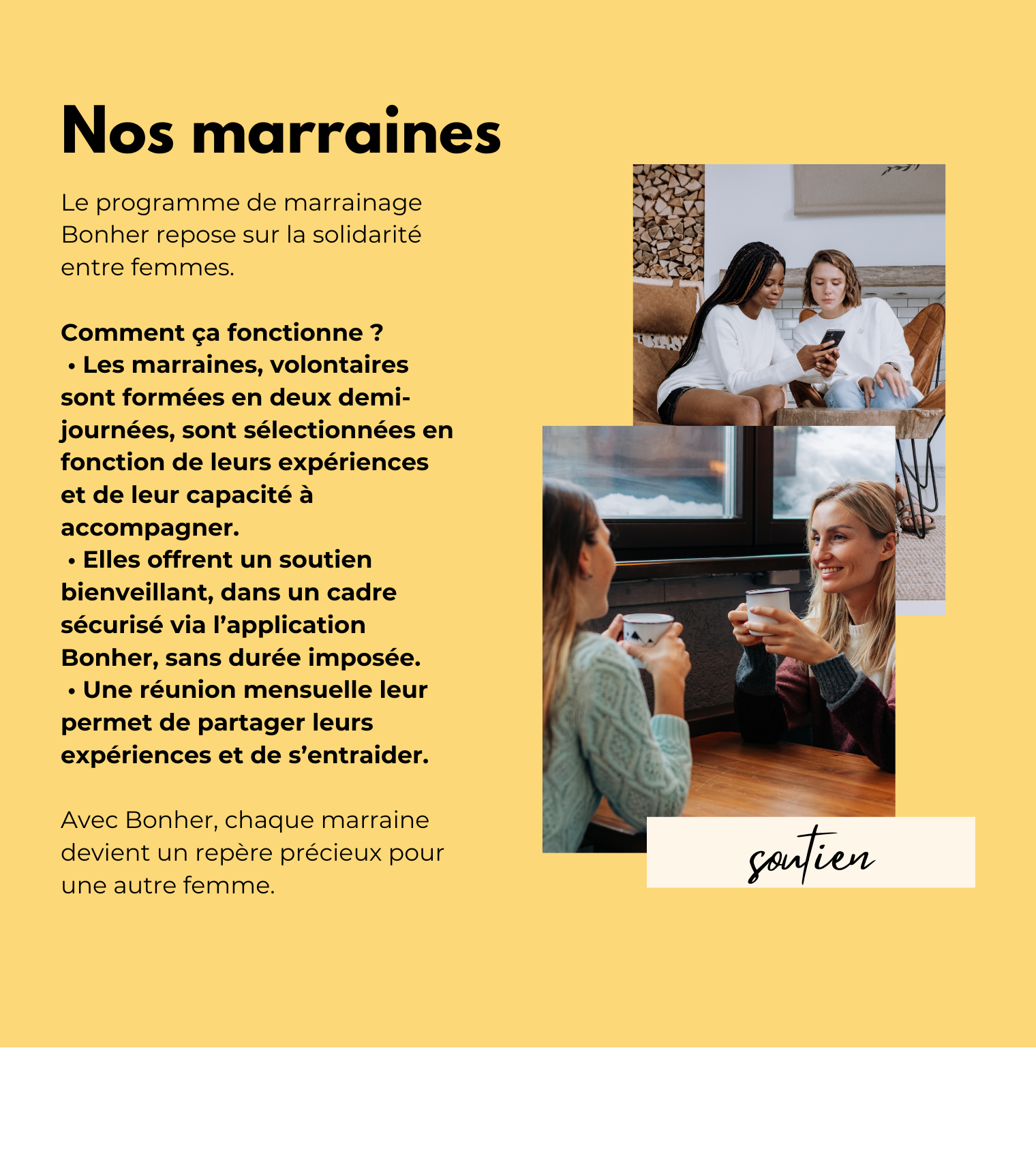 Bonher, l’application gratuite pour toutes les femmes. - Ulule