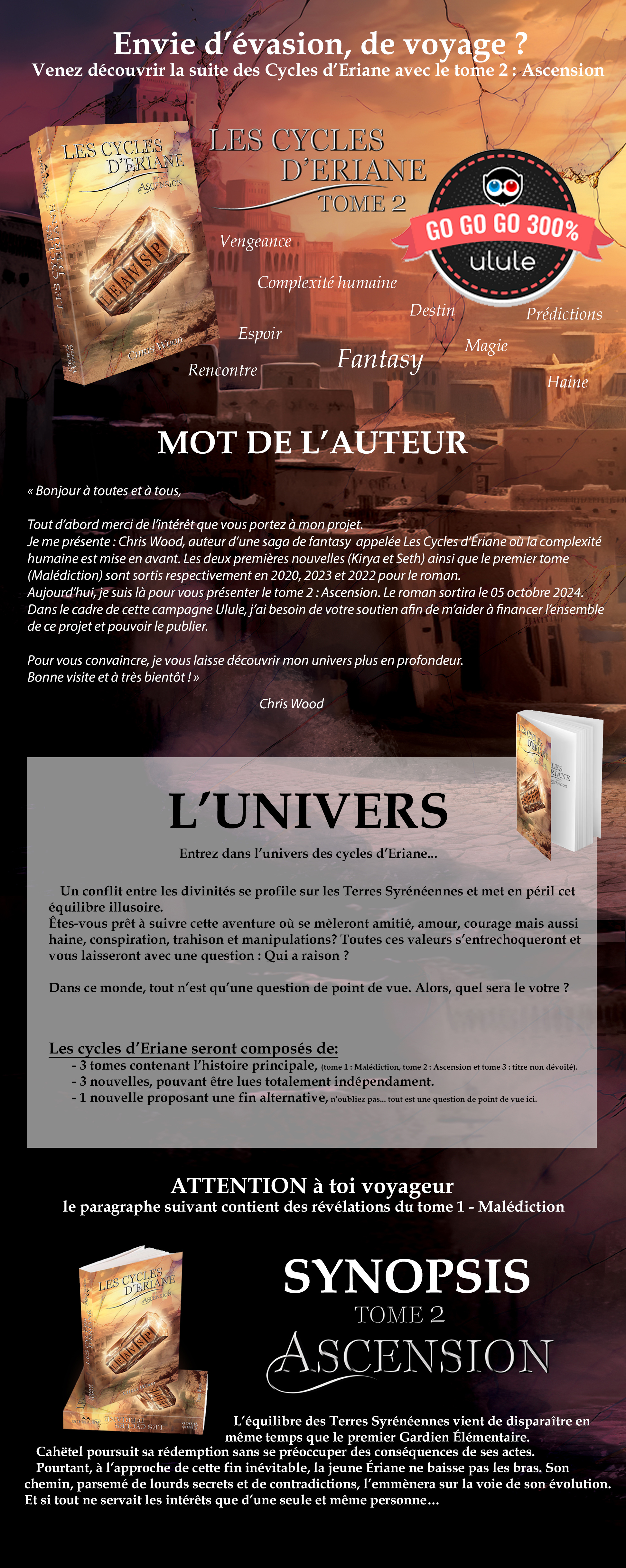 Les cycles d'Eriane Tome 2 : Ascension