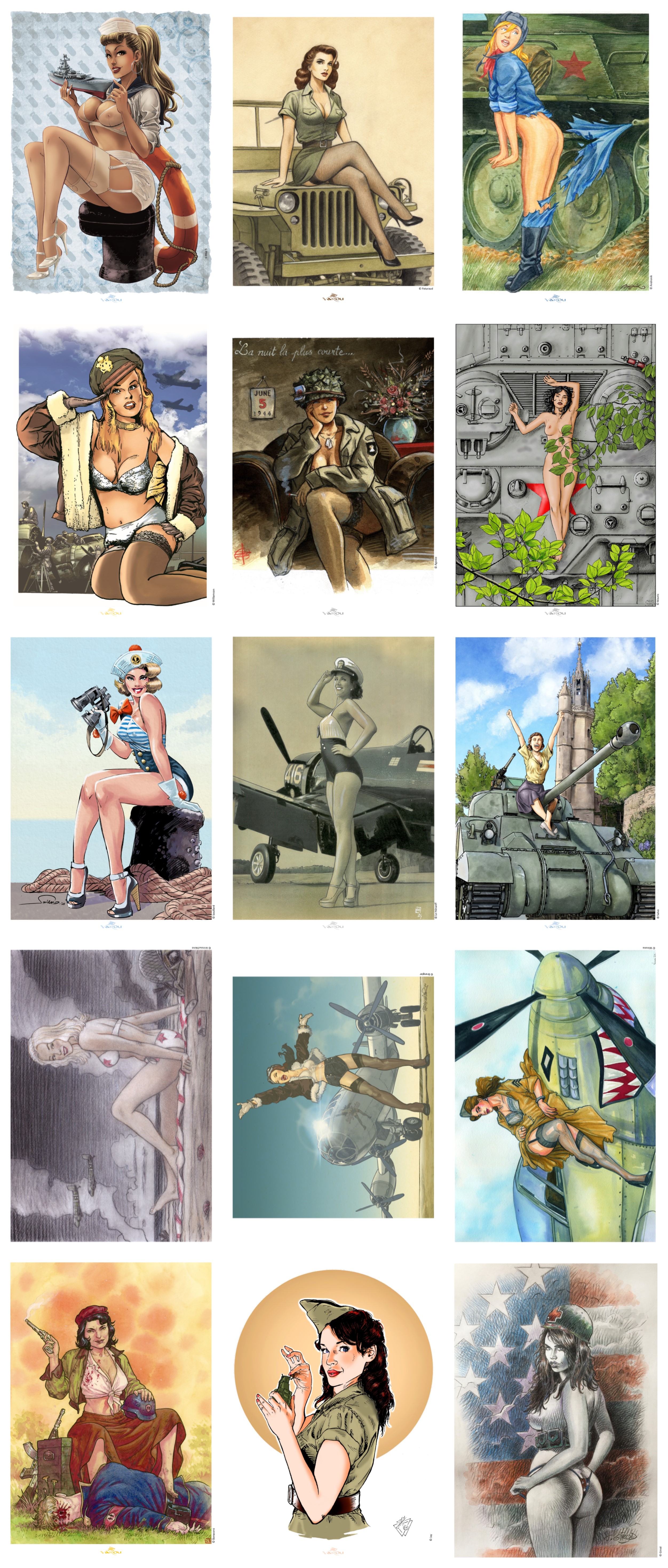 Pin-Up de la 2nde Guerre Mondiale - Ulule