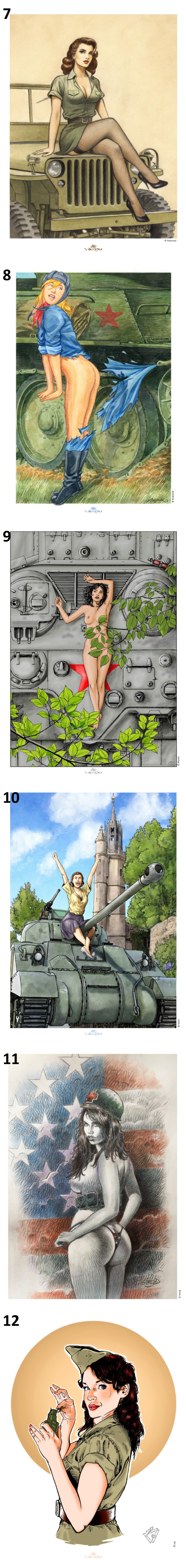 Pin-Up de la 2nde Guerre Mondiale - Ulule