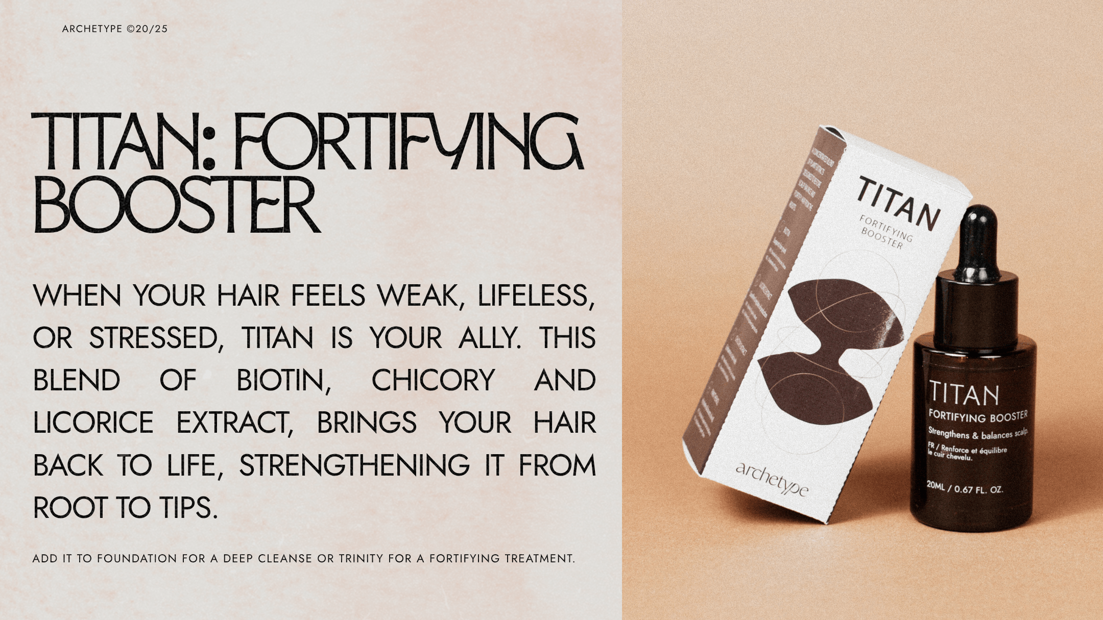 ARCHETYPE: Personalized curl care, powered by nature.