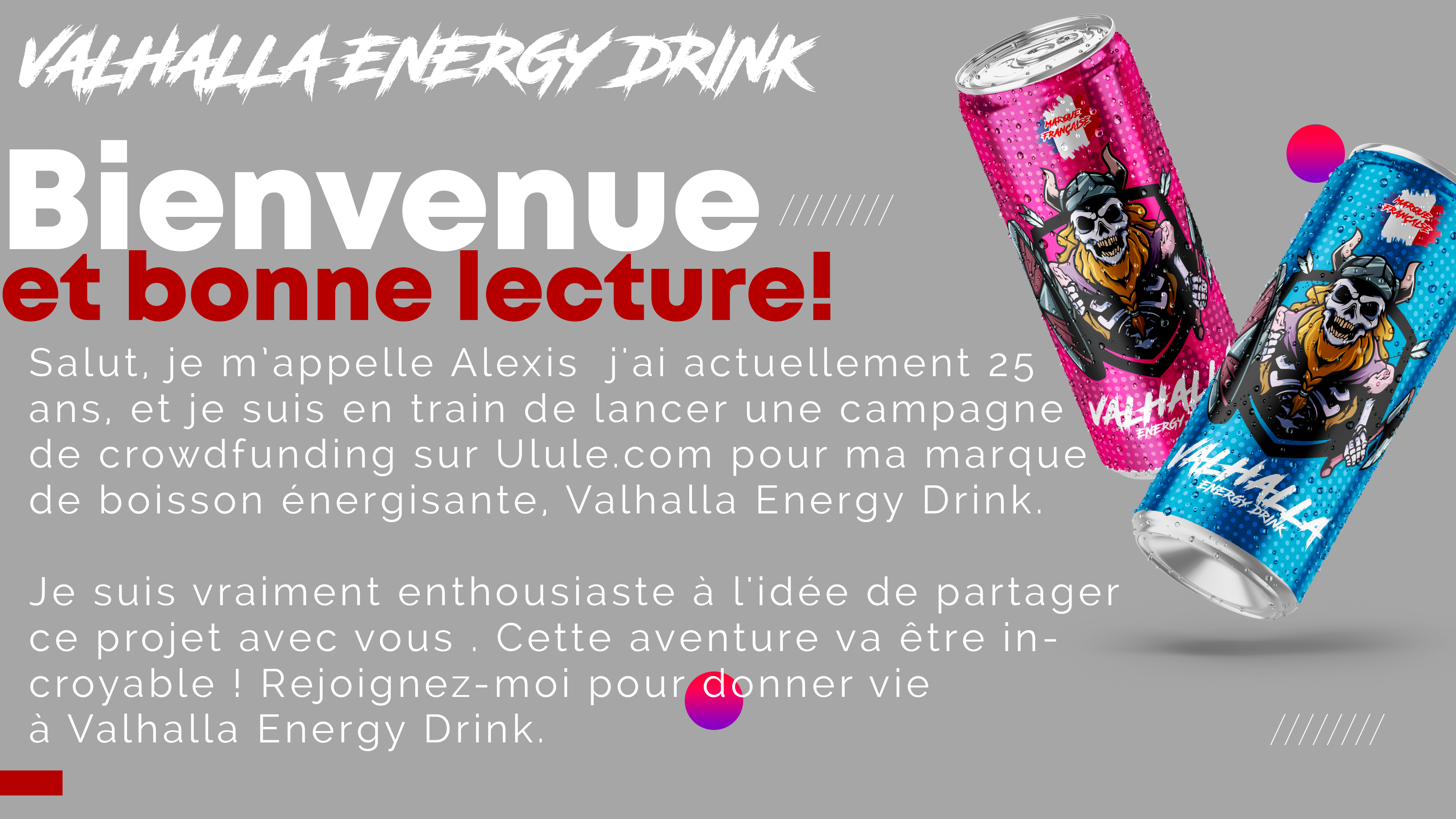 Valhalla EnergyDrink votre nouvelle boisson énergisante
