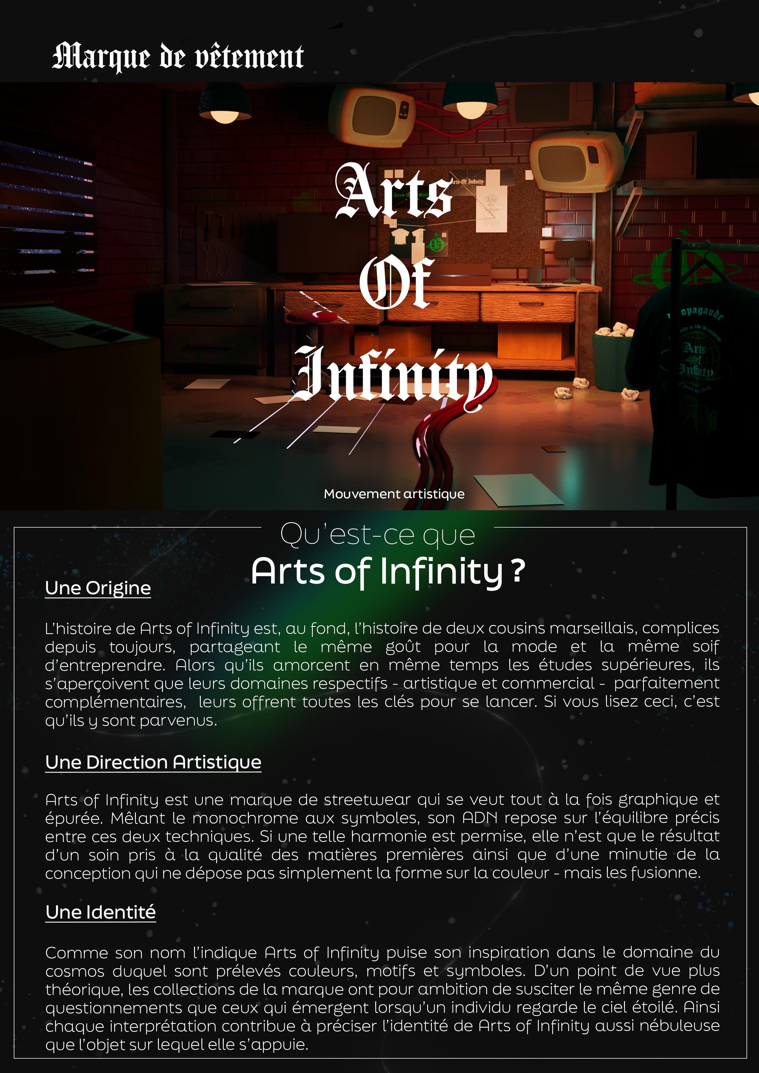 Arts Of Infinity - Marque Streetwear