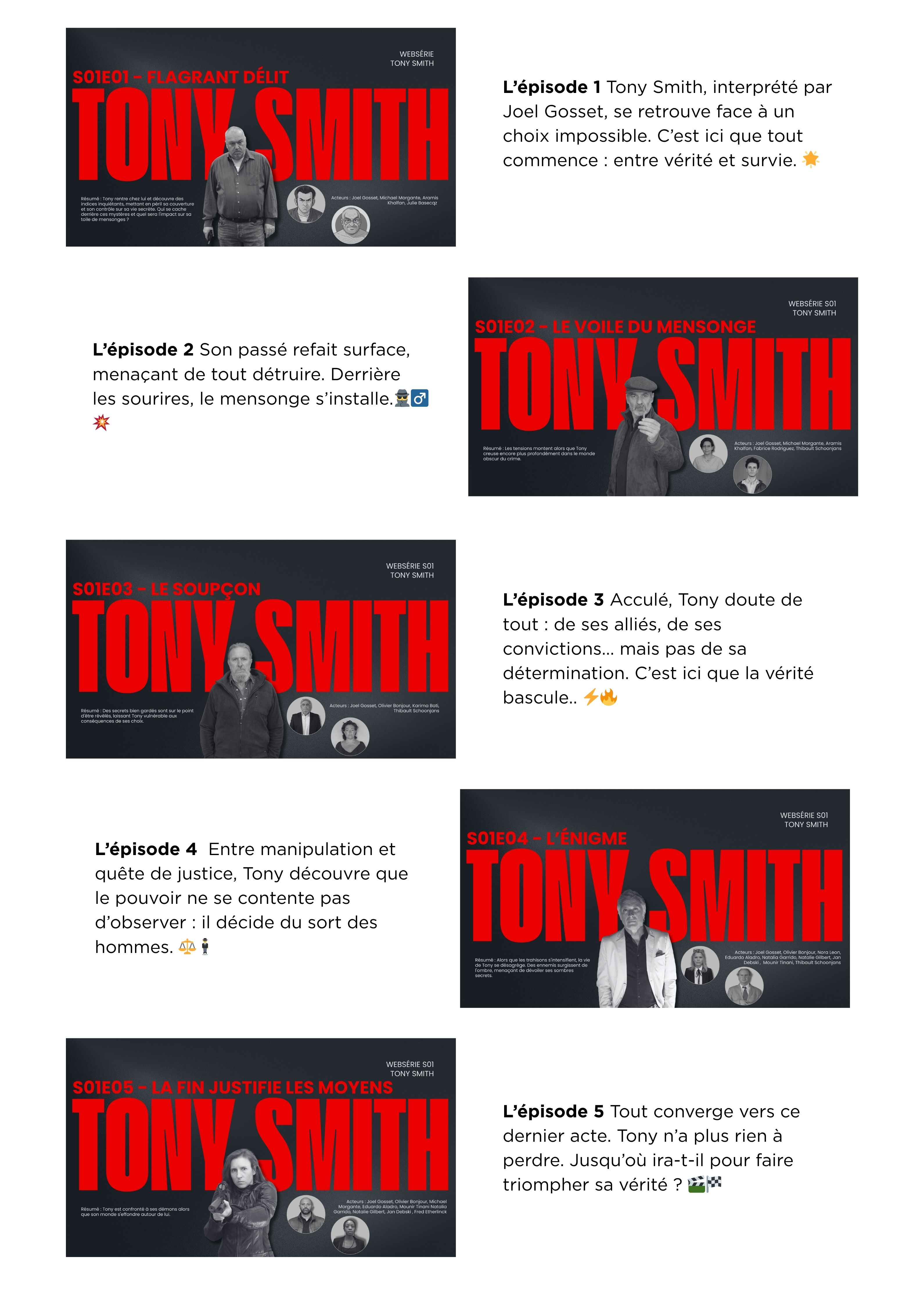 « Tony Smith : la web-série devient série » - Ulule