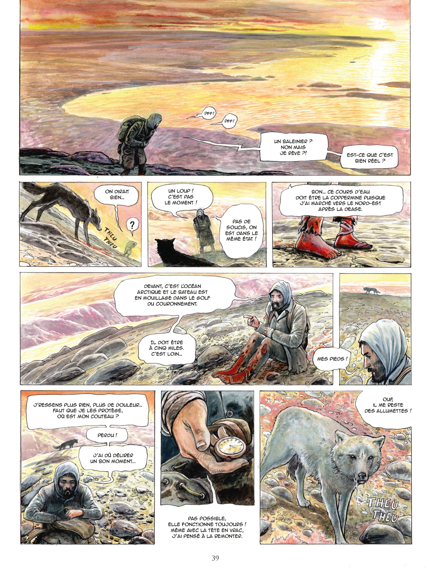 Une magnifique BD de Jack London dans le Grand Nord