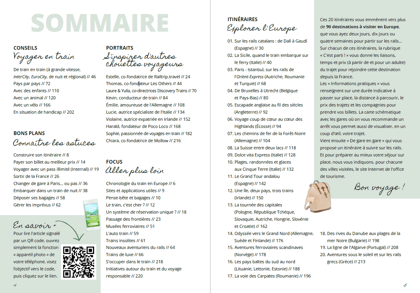 Carte "Italie : Voyage en train"