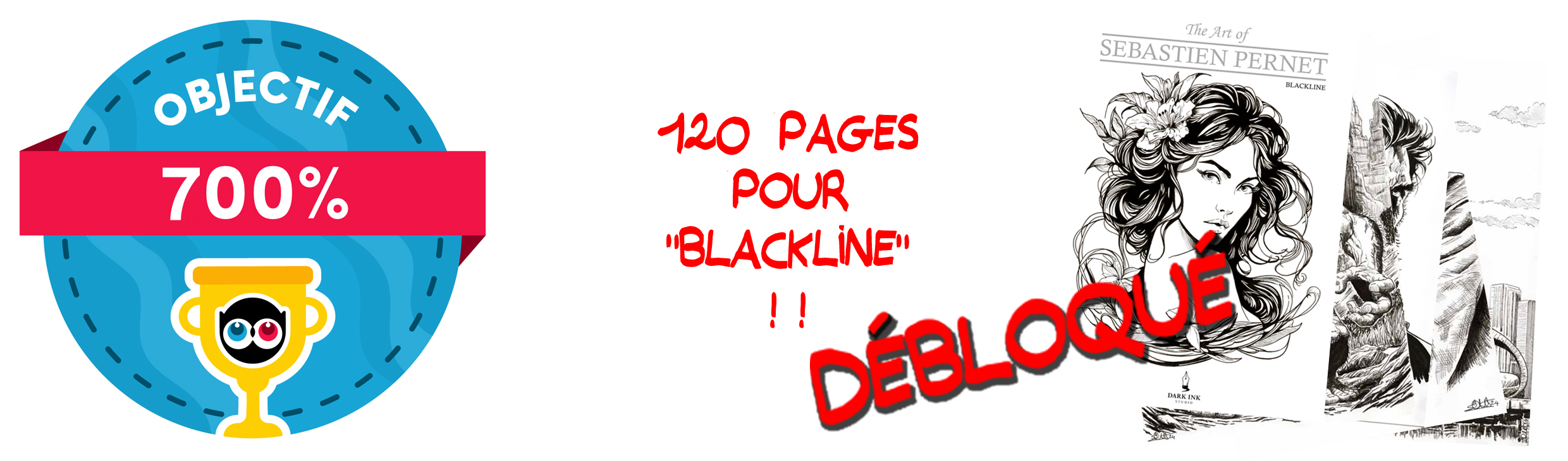 THE ART OF SEBASTIEN PERNET - BLACKLINE