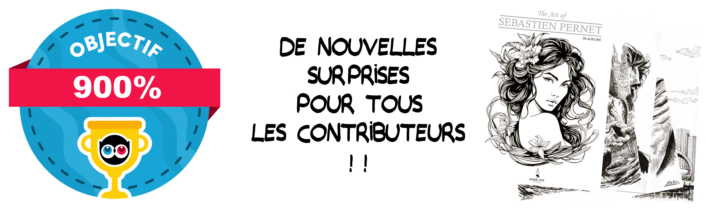 THE ART OF SEBASTIEN PERNET - BLACKLINE