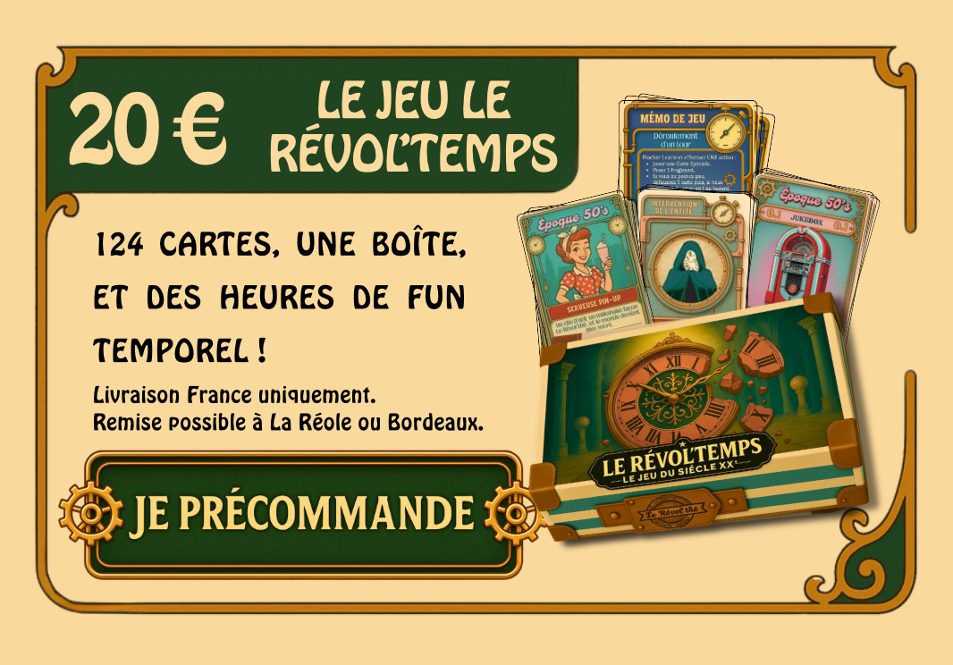 Jeu de cartes rétro Le Révol’Temps - Ulule