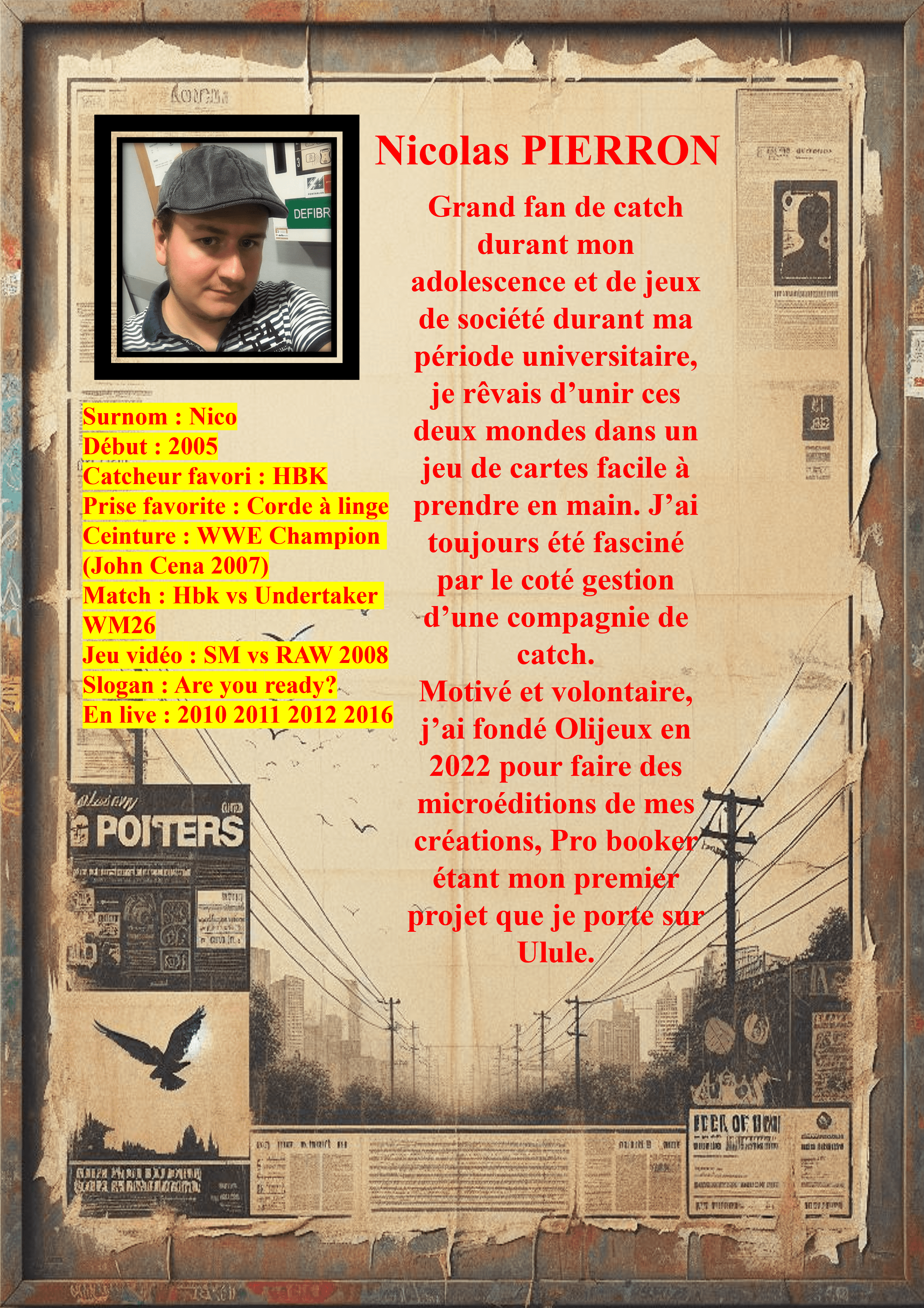 Pro Booker : Jeu de gestion dans l'univers du catch