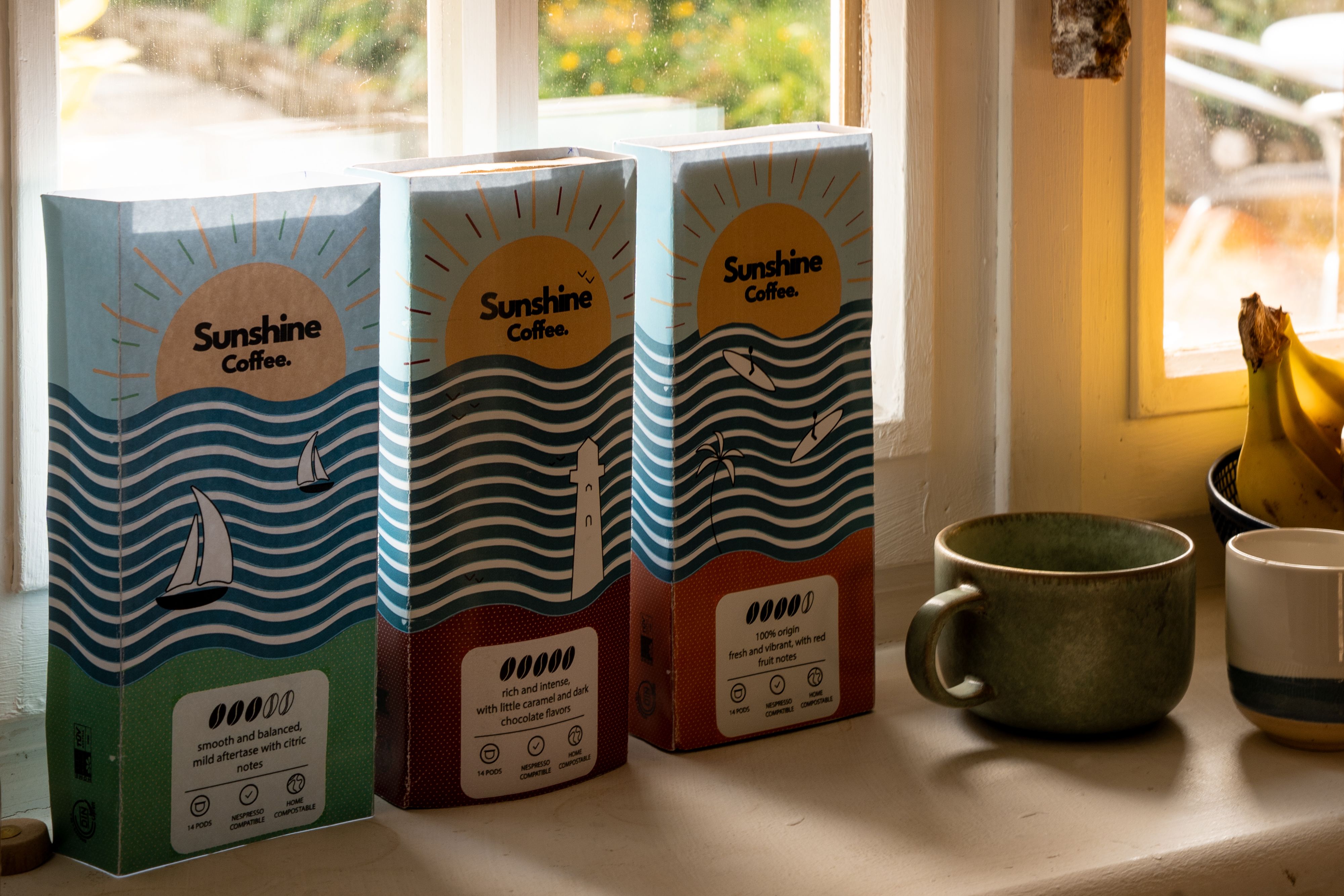 Sunshine Coffee – Compost your coffee capsules at home
