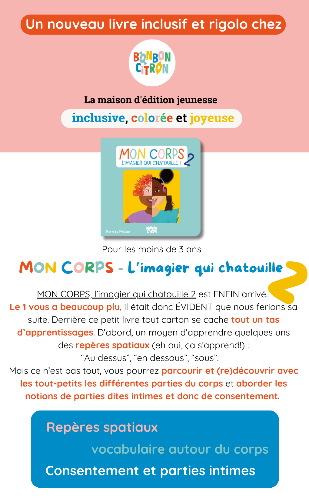 Mon corps, l'imagier qui chatouille 2 - Ulule