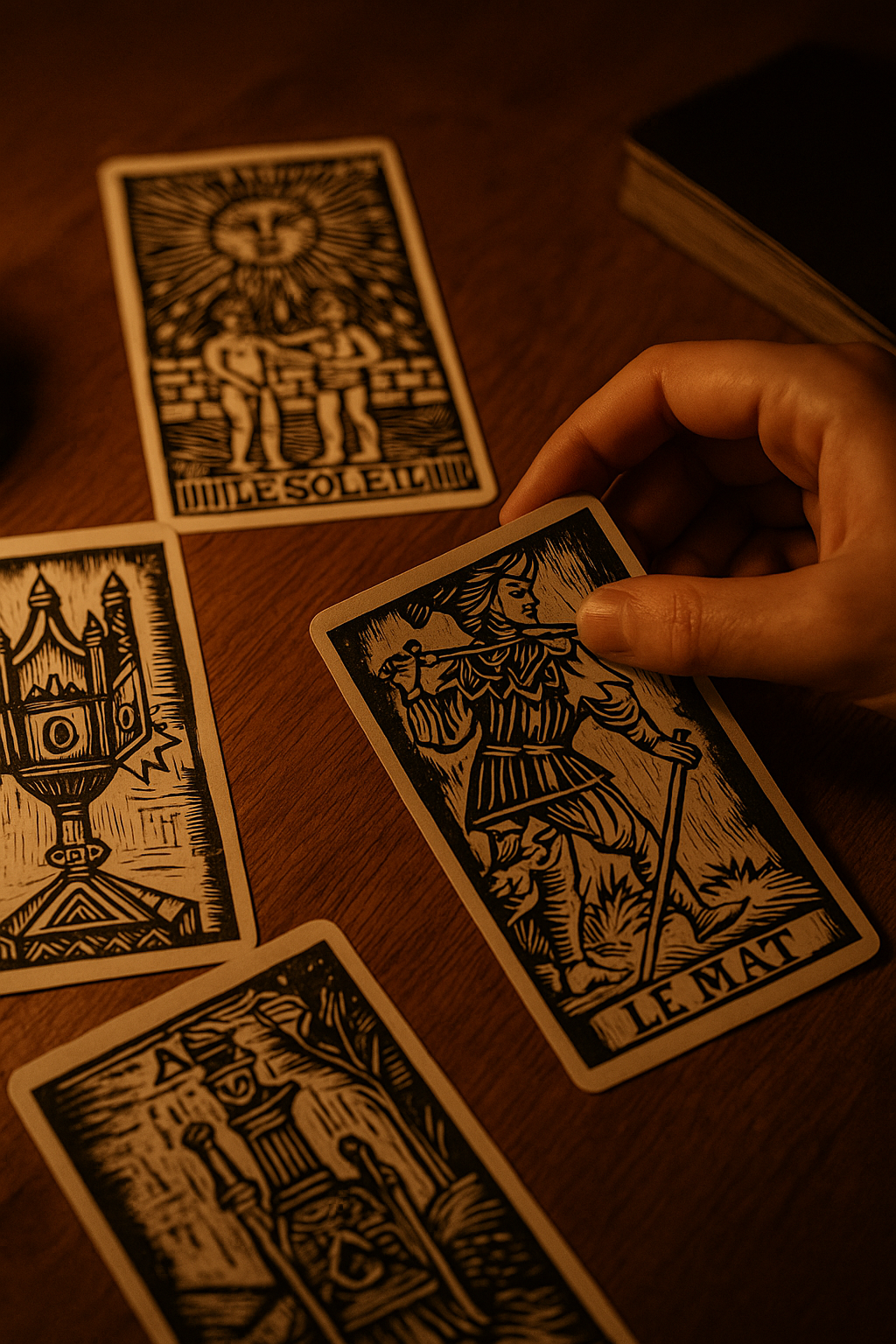 Linogravure et tarot de Marseille - Ulule