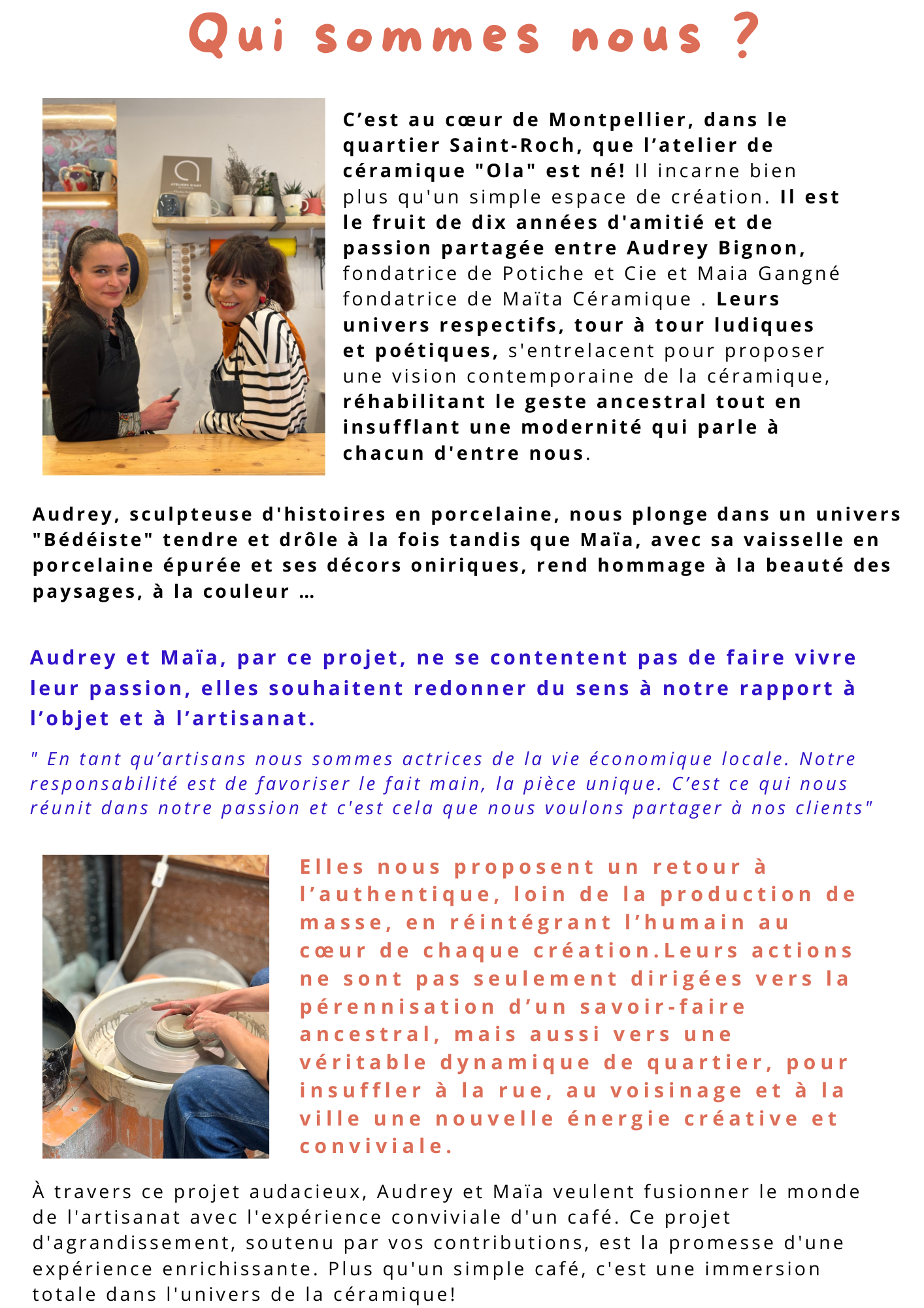 Participez à l'aventure du Café céramique Ola ! - Ulule