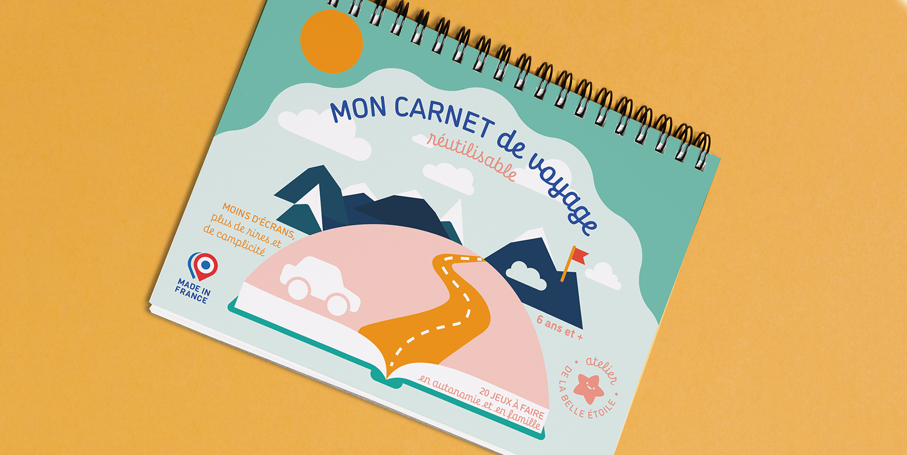 Mon carnet de voyage réutilisable
