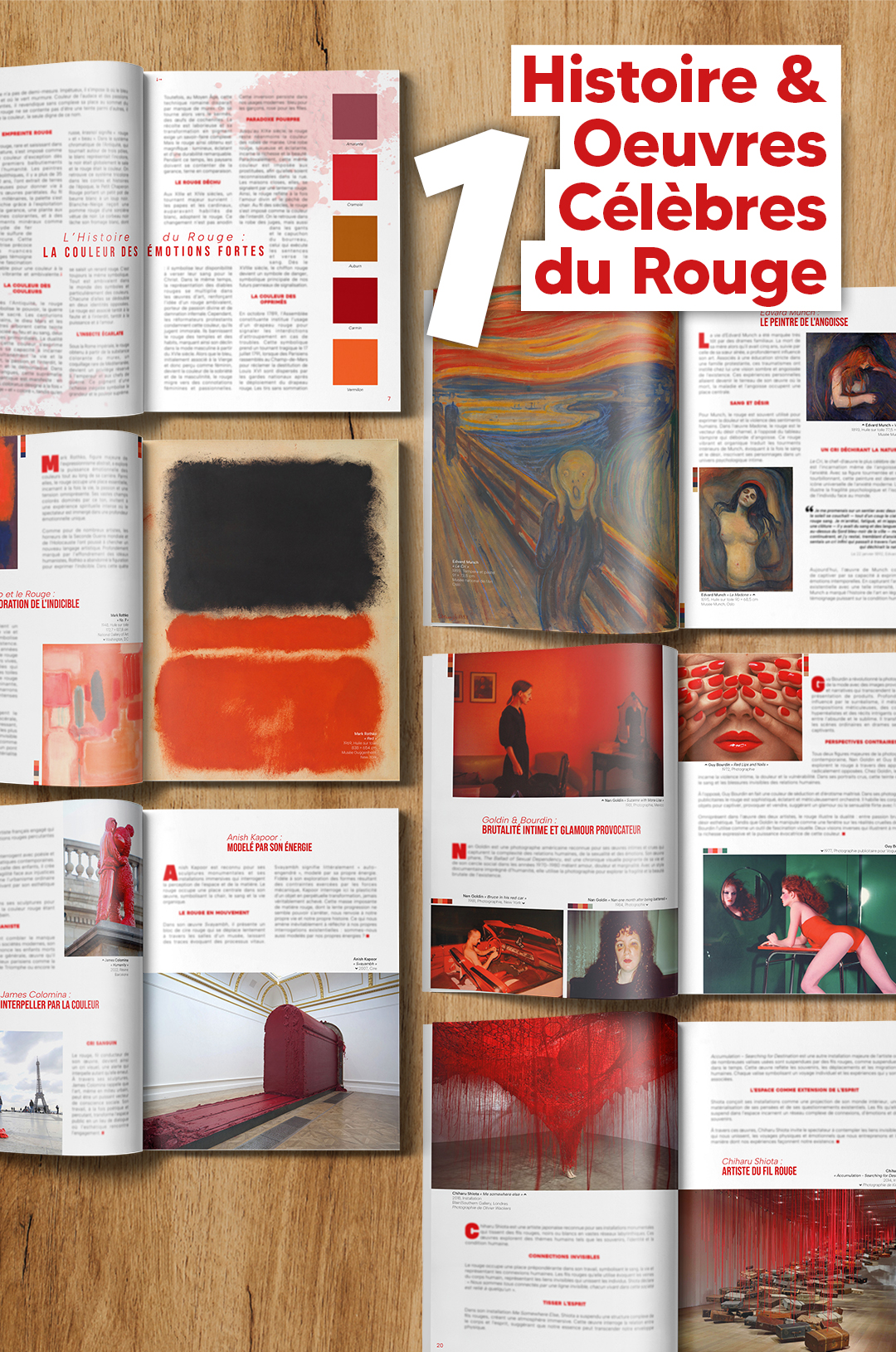 COLORFUL MAGAZINE - ROUGE | Art & Culture - Ulule