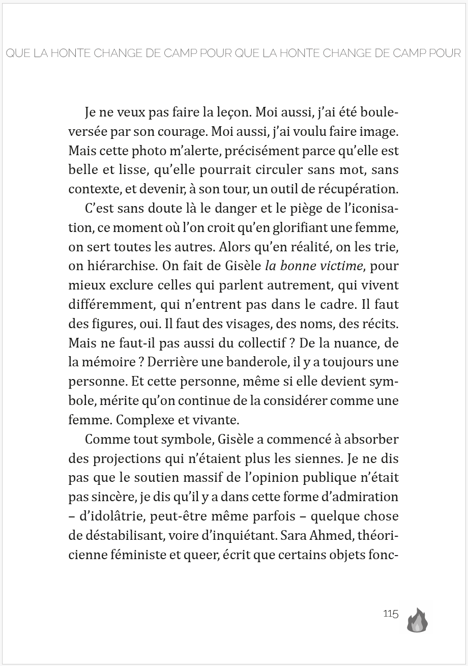 Pour que la honte change de camp 🔥