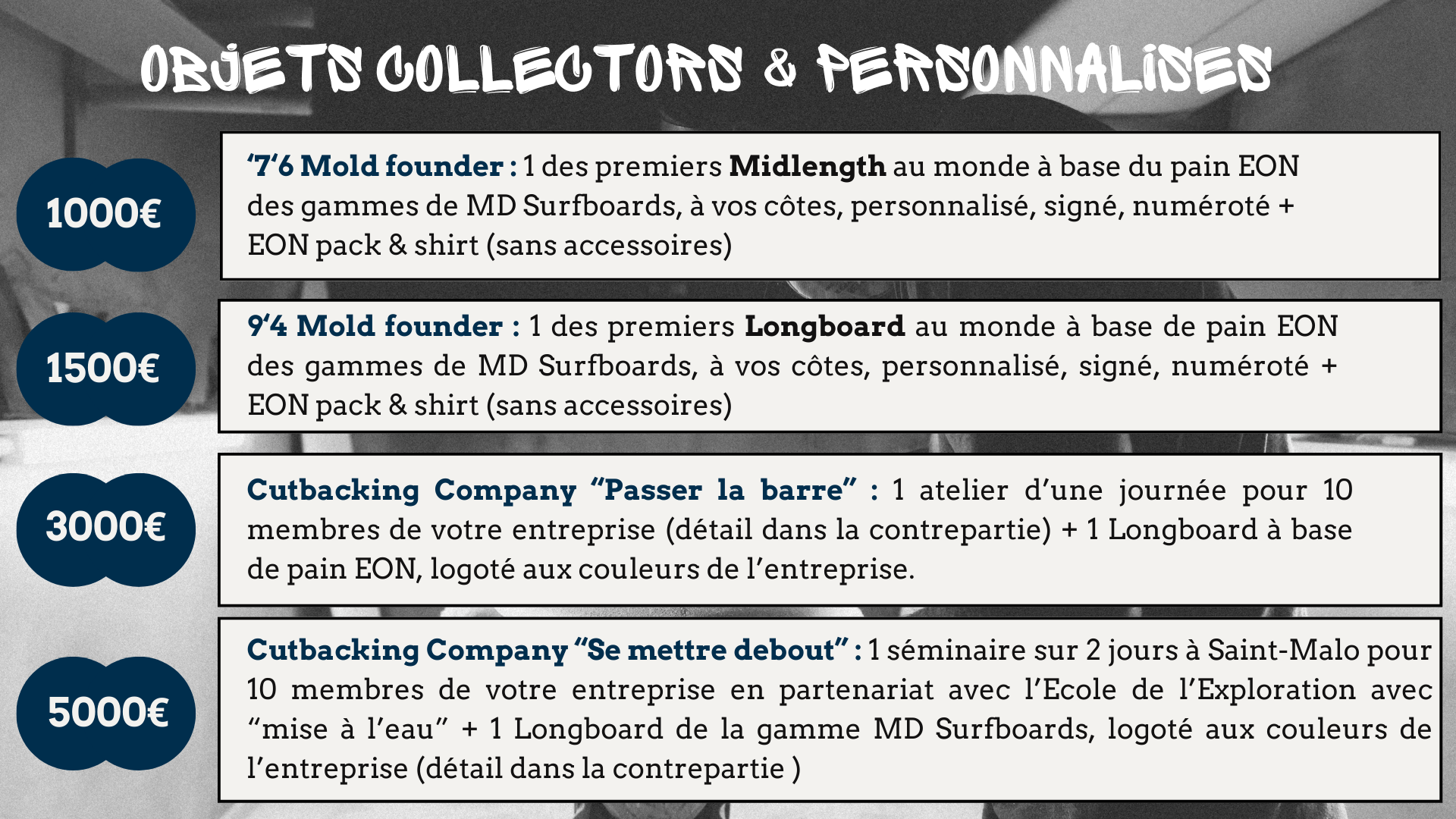 EON Foam : des moules et des bons surfs