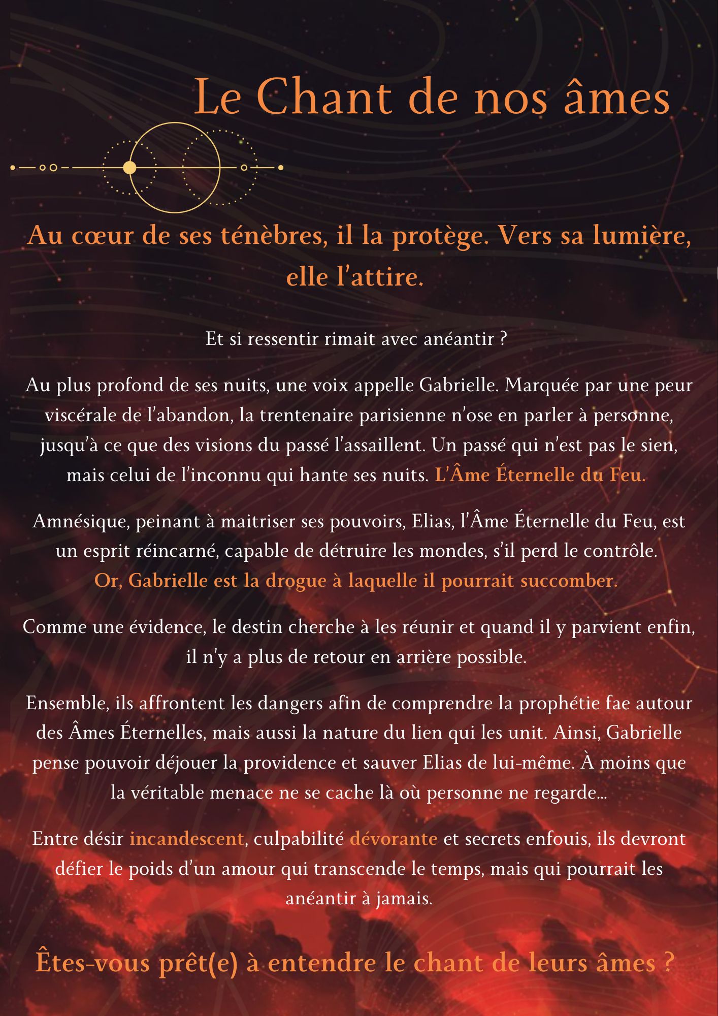 Le Chant de nos âmes - la romantasy où aimer défie le temps.