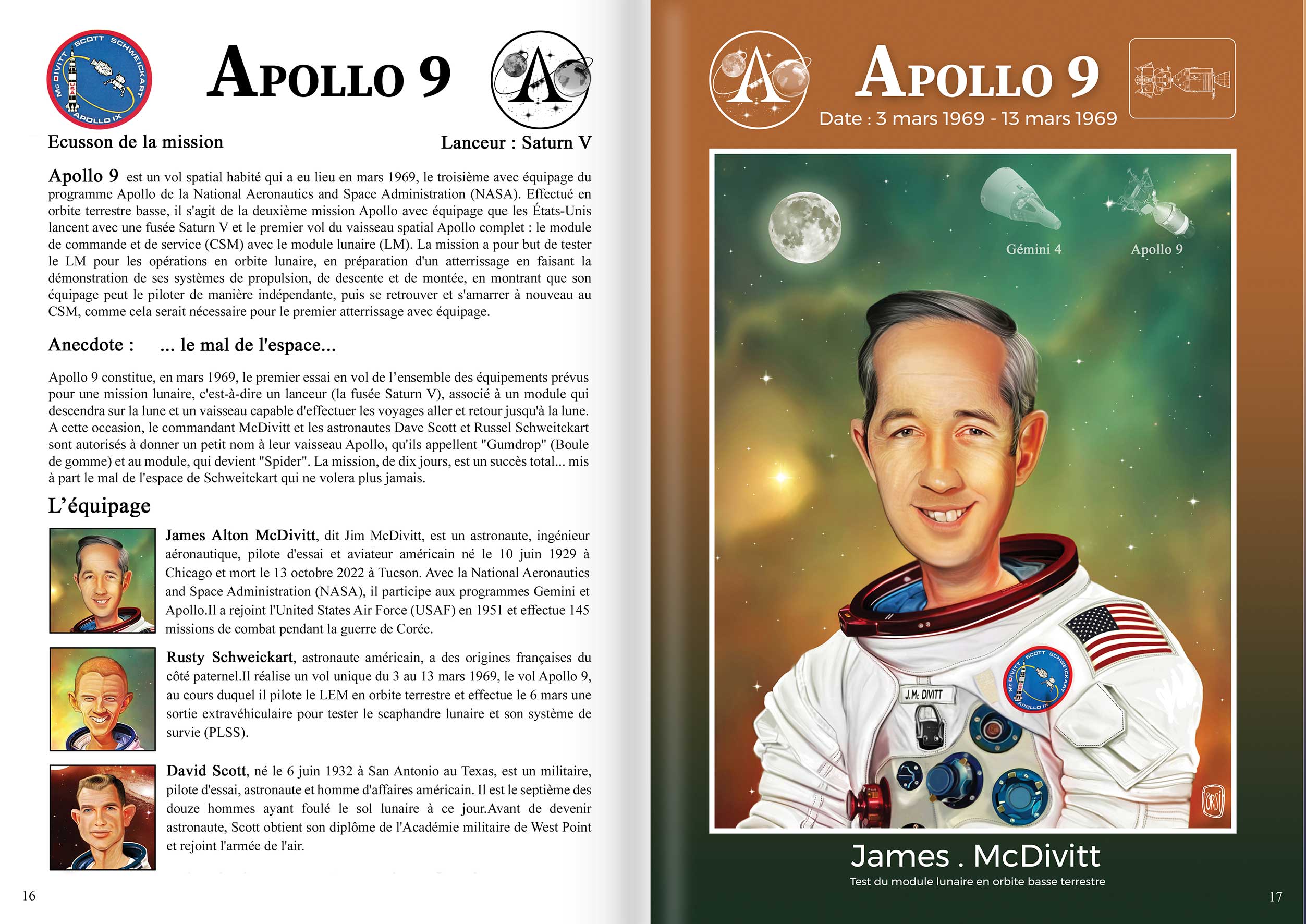 PROJET ALBUM APOLLO ( tome 1 , les Astronautes )