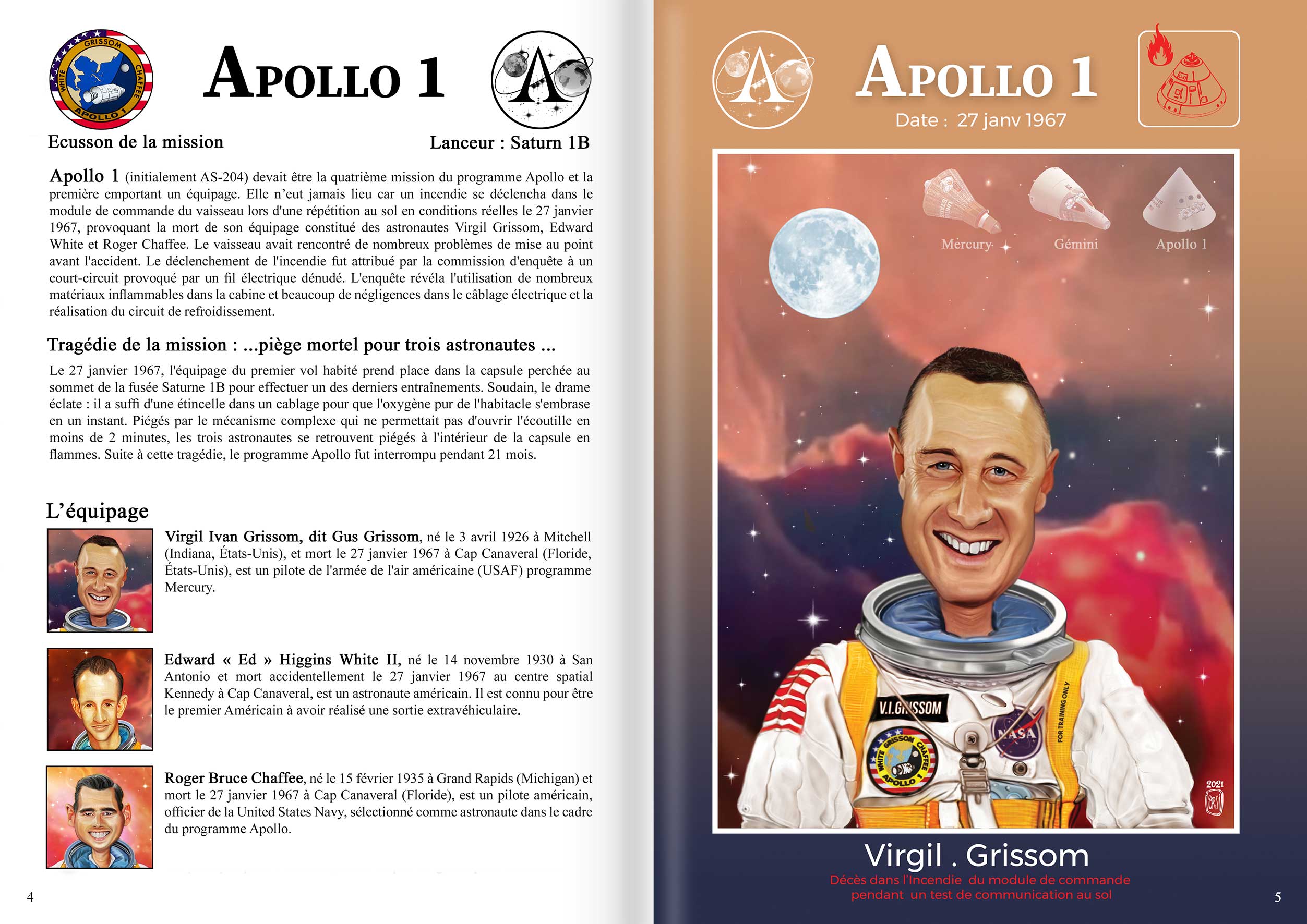 PROJET ALBUM APOLLO ( tome 1 , les Astronautes )
