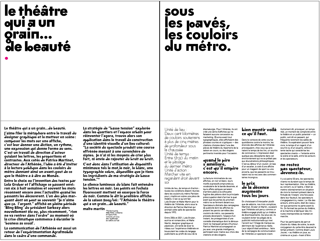 L’ATHENEE S’AFFICHE - Ulule