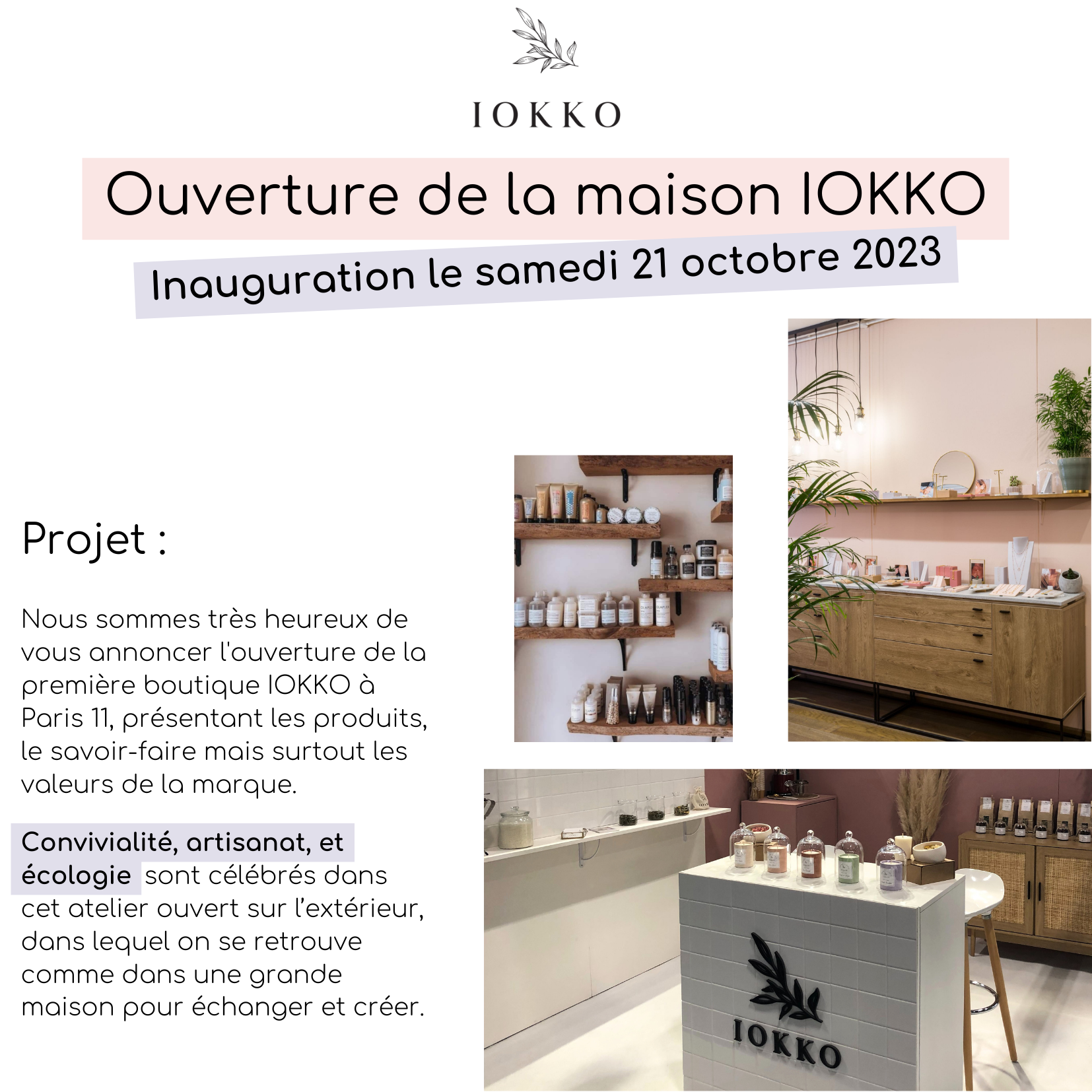 Ouverture de la Maison IOKKO
