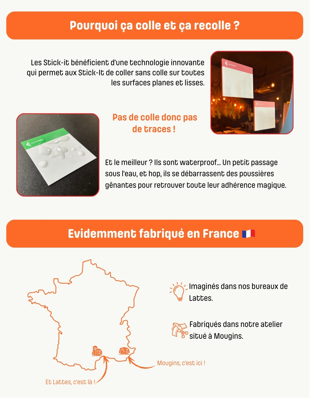 Stick-it ! Les notes repositionnables et réutilisables