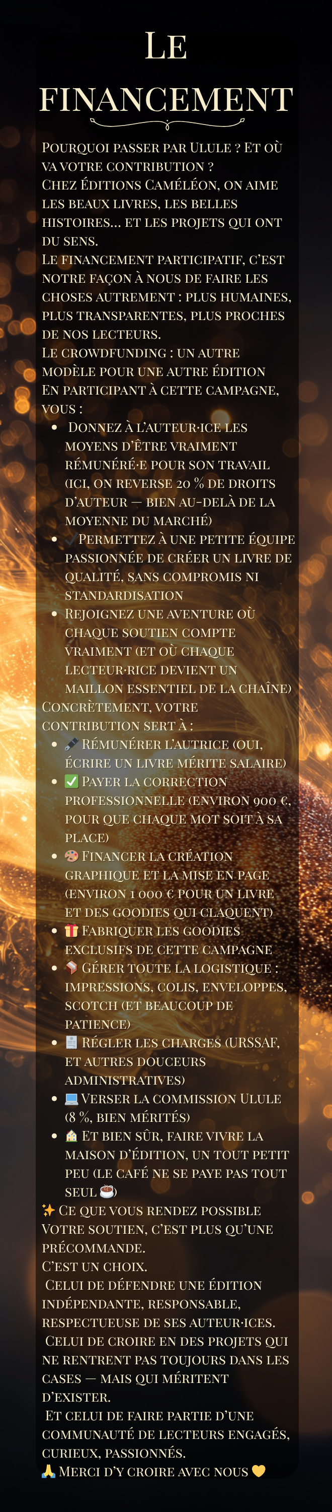 Et si l'étincelle se mit à danser - Marine Dargon - Ulule