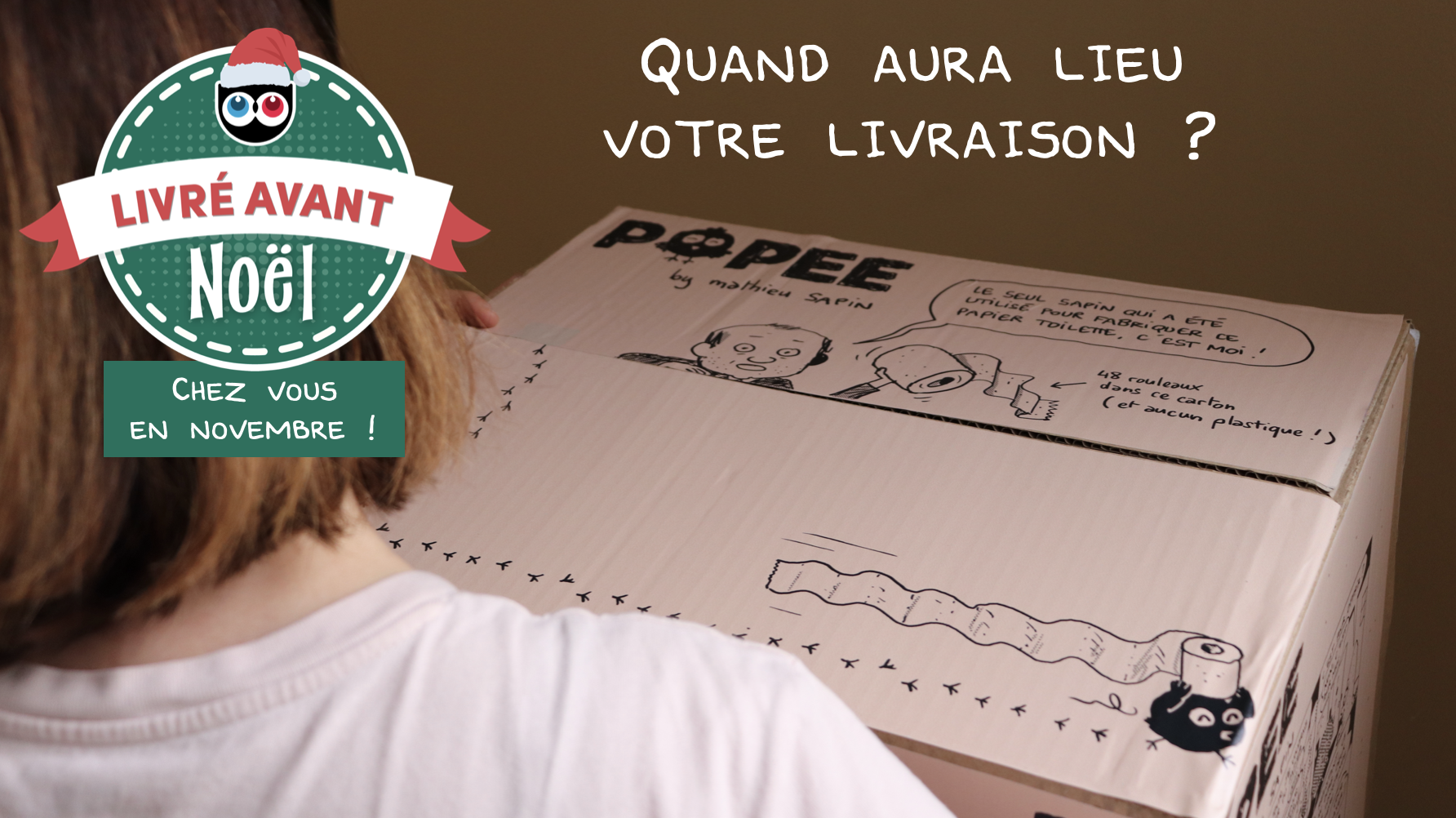 MATHIEU SAPIN x POPEE : le papier toilette dans une BD 🗯
