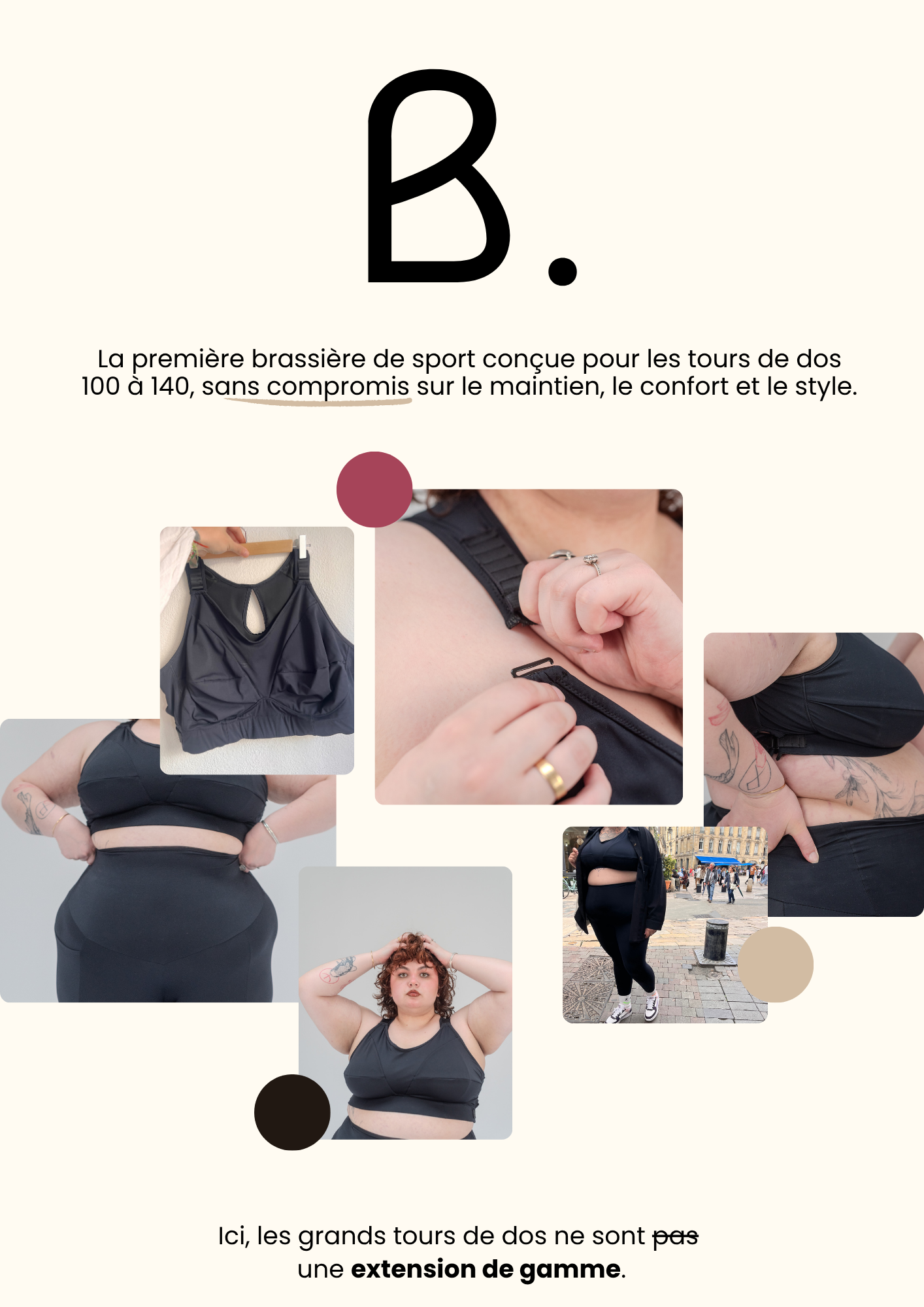 La première brassière pensée pour les grands tours de dos - Ulule