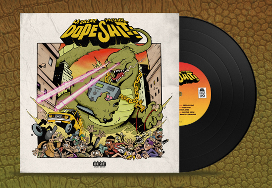 Nouveau vinyle "La Vilerie - Dope Shit!" - Ulule