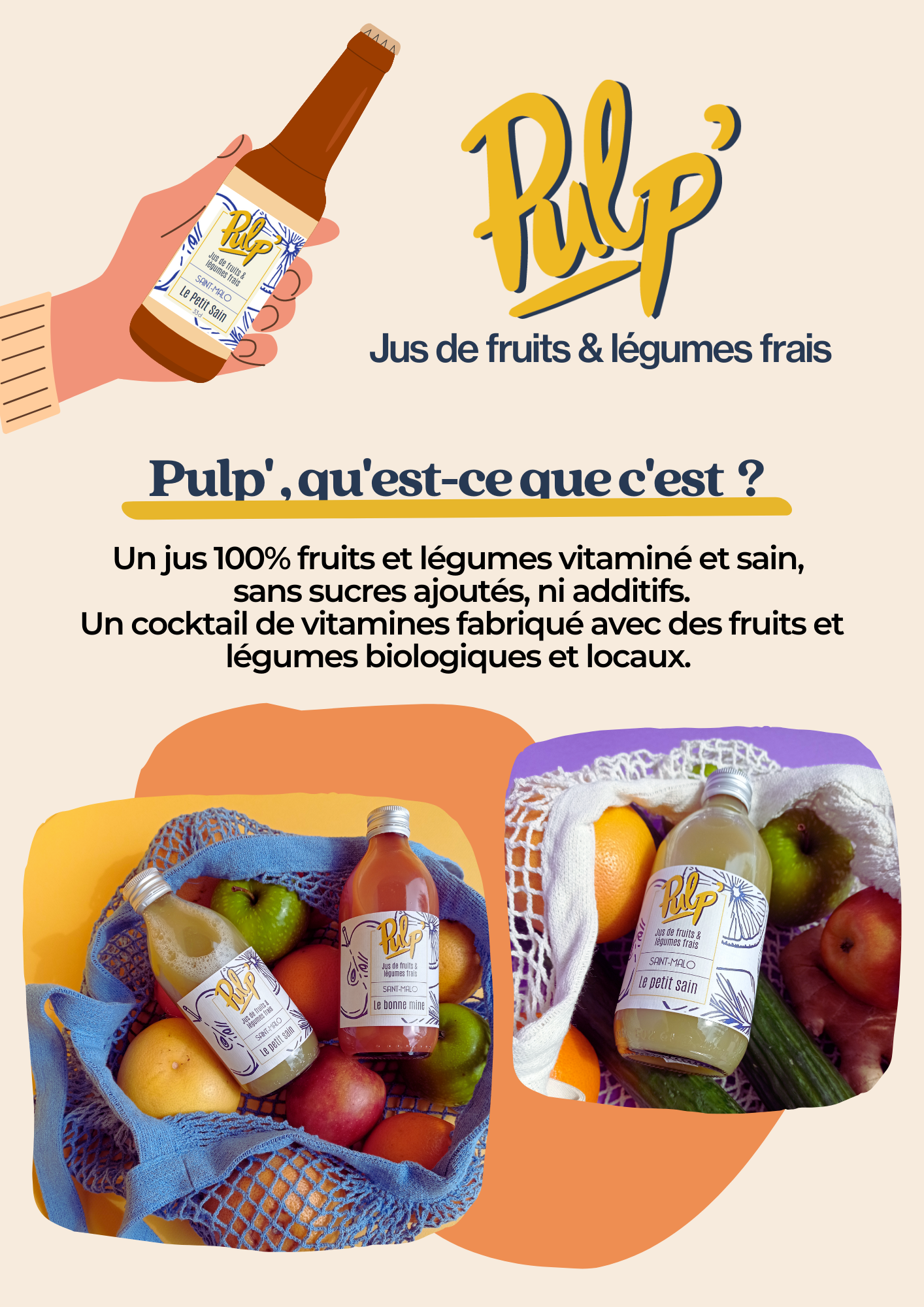 Pulp', Jus de fruits & légumes 100% jus