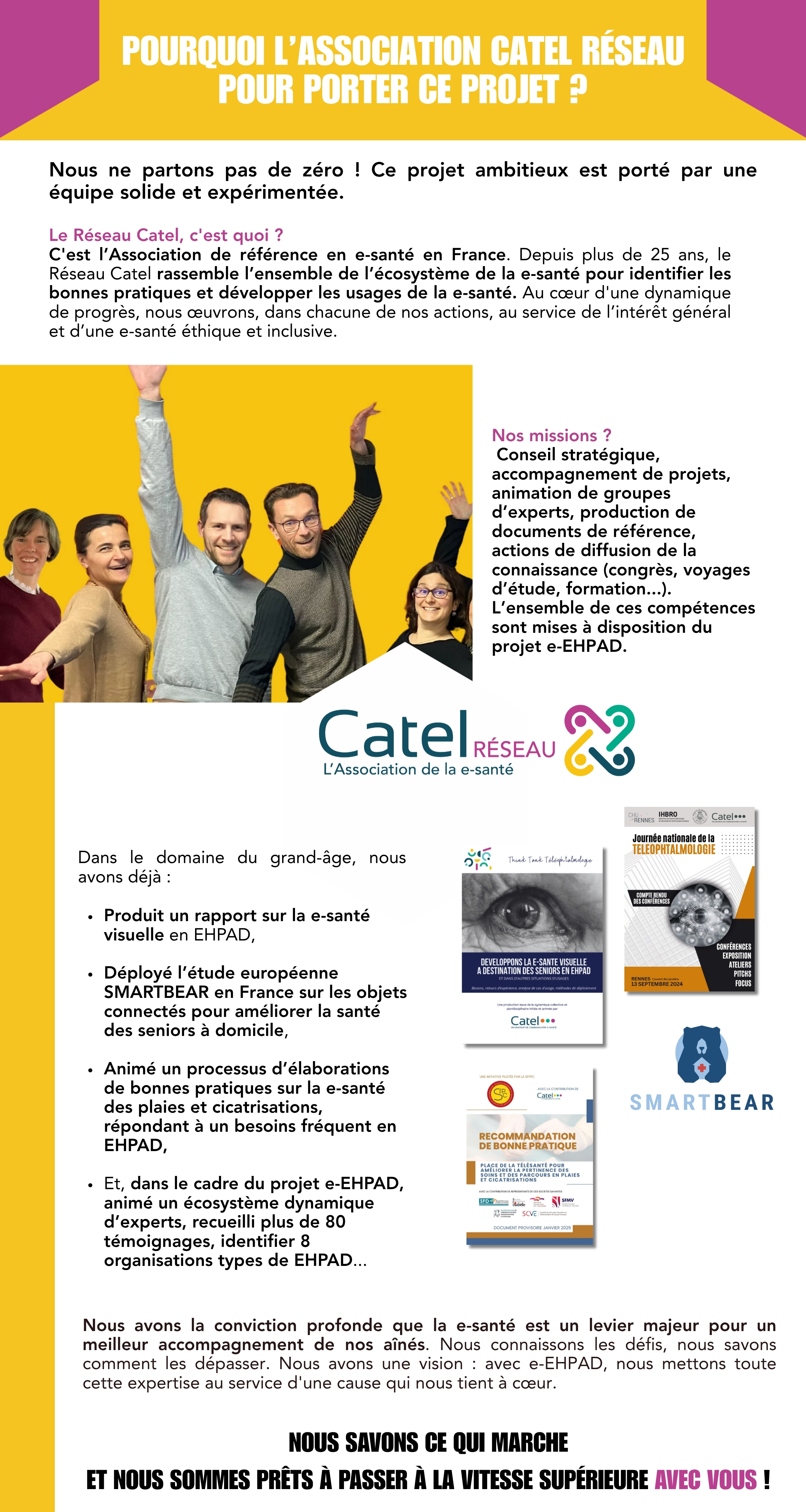 Agissez pour faciliter les soins de nos aînés en EHPAD