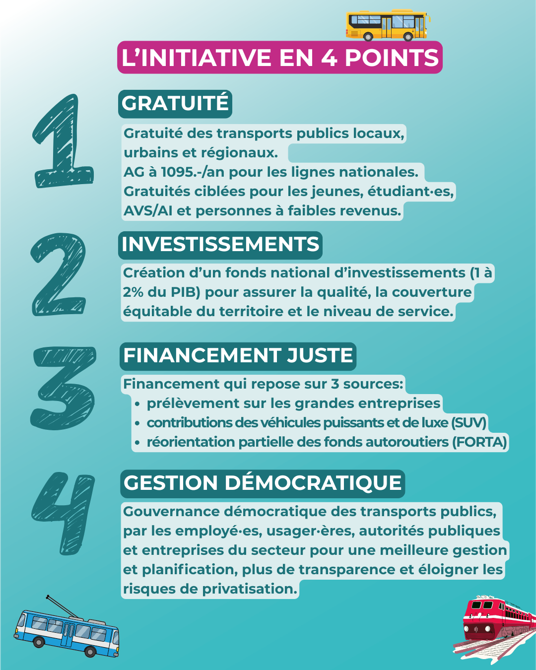 Des transports publics accessibles, abordables & de qualité - Ulule