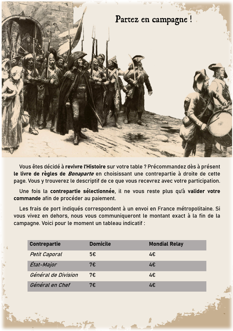 Bonaparte : Le wargame - Ulule