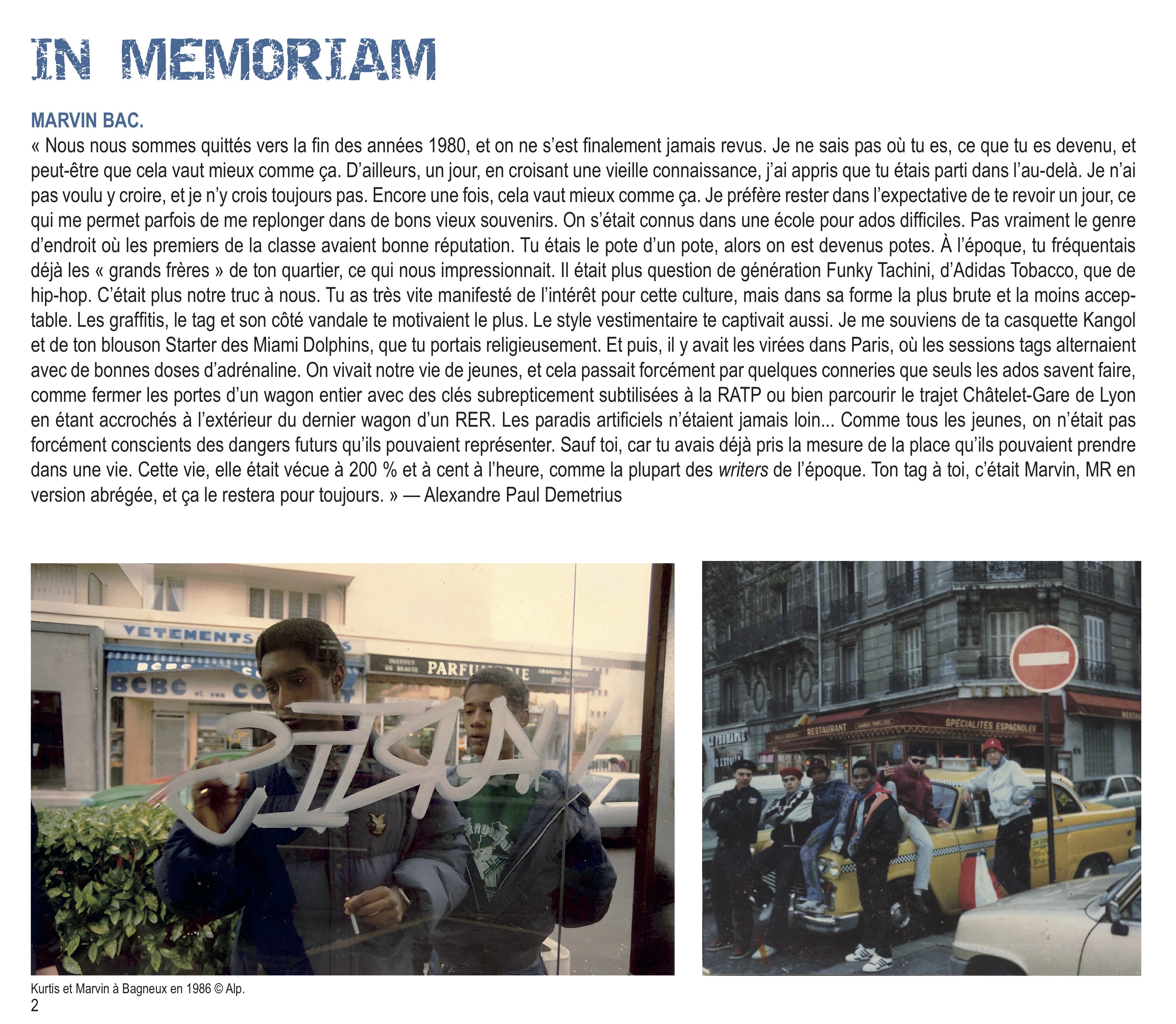 ⭐ Vandalisme ⭐ 12 ans de graffiti (1984-1996) - Ulule