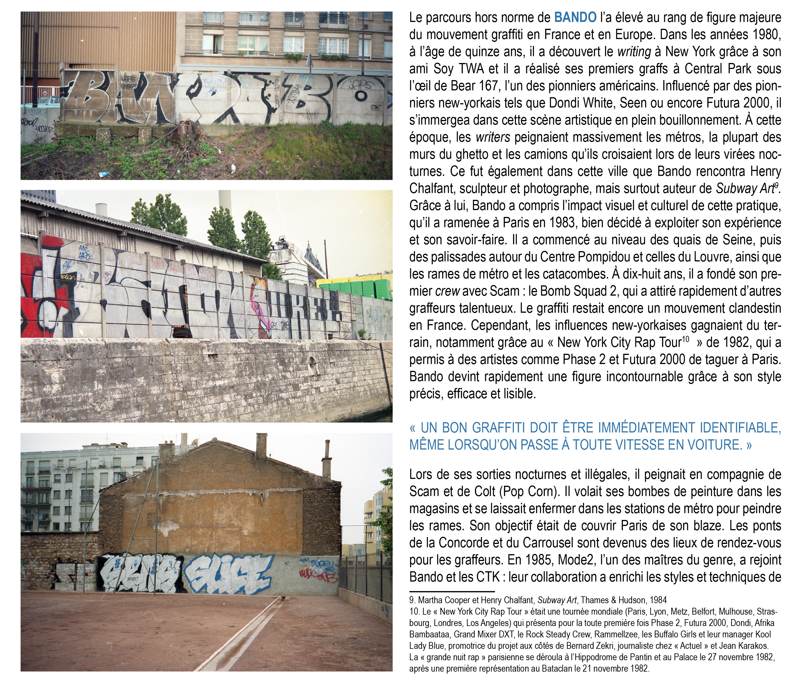 ⭐ Vandalisme ⭐ 12 ans de graffiti (1984-1996) - Ulule