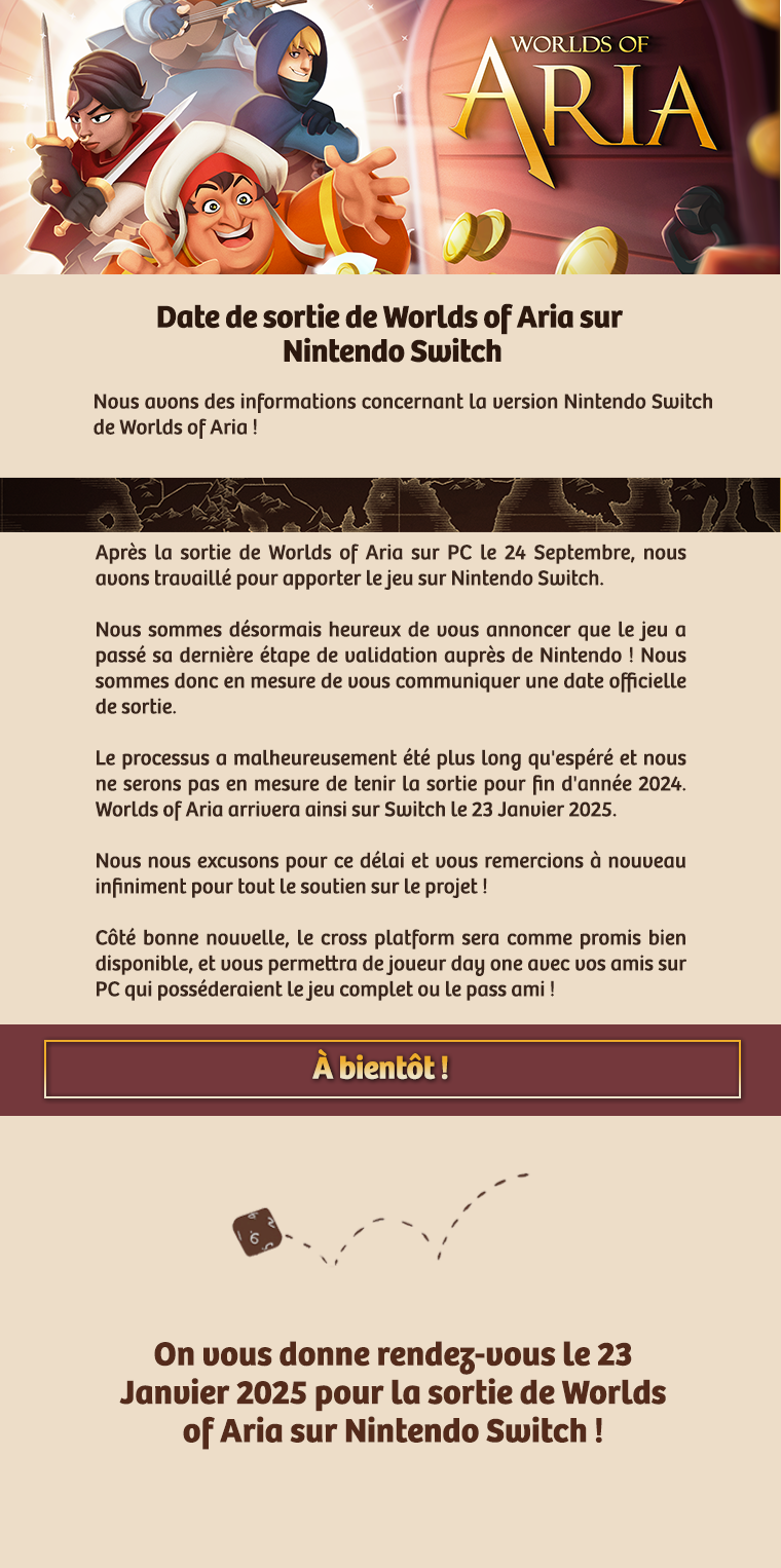 Worlds of Aria - Ulule