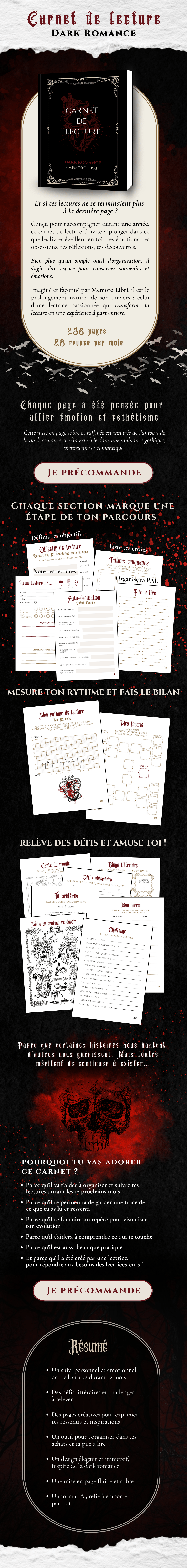 Carnet de lecture : spécial Dark Romance 📖 😈