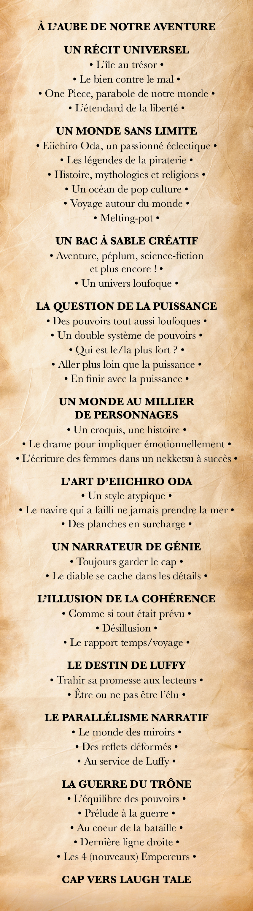 One Piece : l'art de raconter une histoire - Ulule