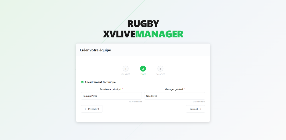 Soutiens RUGBY XV LIVE MANAGER : Deviens acteur du jeu ! - Ulule