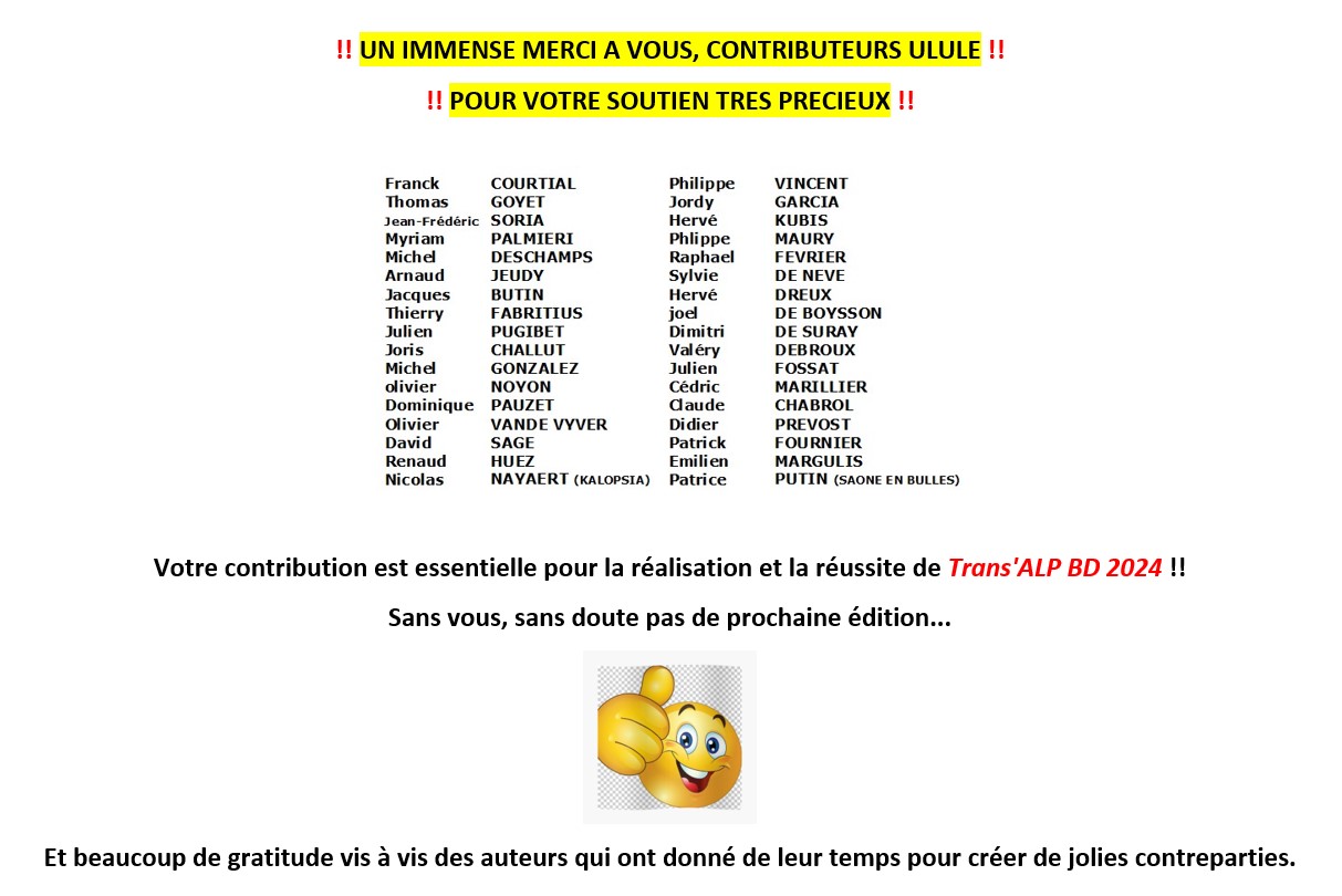 Festival Trans'ALP BD 2024 - Ulule