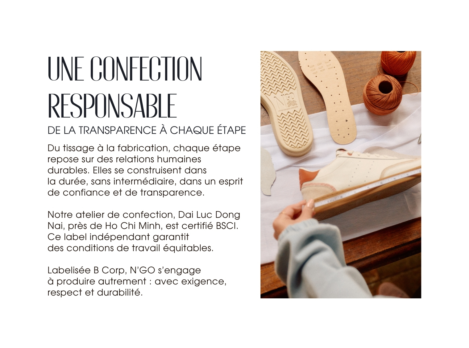 Baskets N’GO, le savoir-faire réincarné