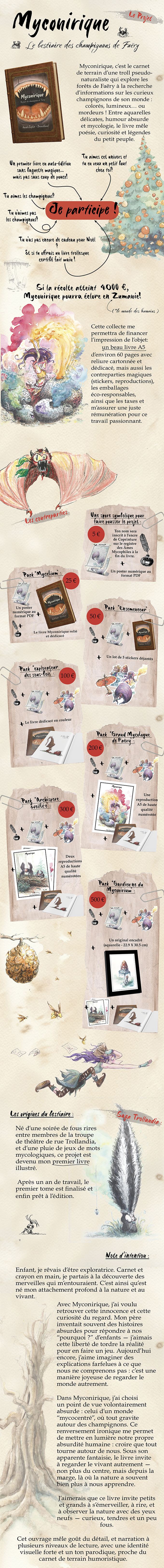 Myconirique - Le bestiaire des champignons de Faëry - Ulule