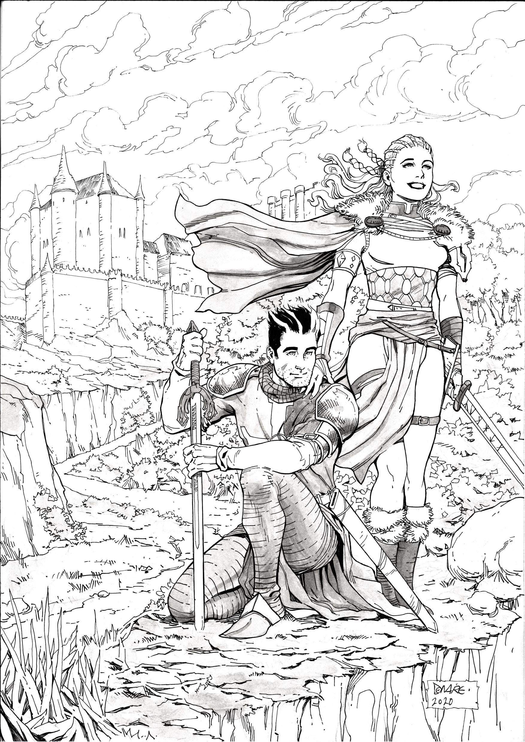 BD "ASTRID, AUDAZ & LES ROIS DE THULÉ". Tome 3: Le Cathare - Ulule