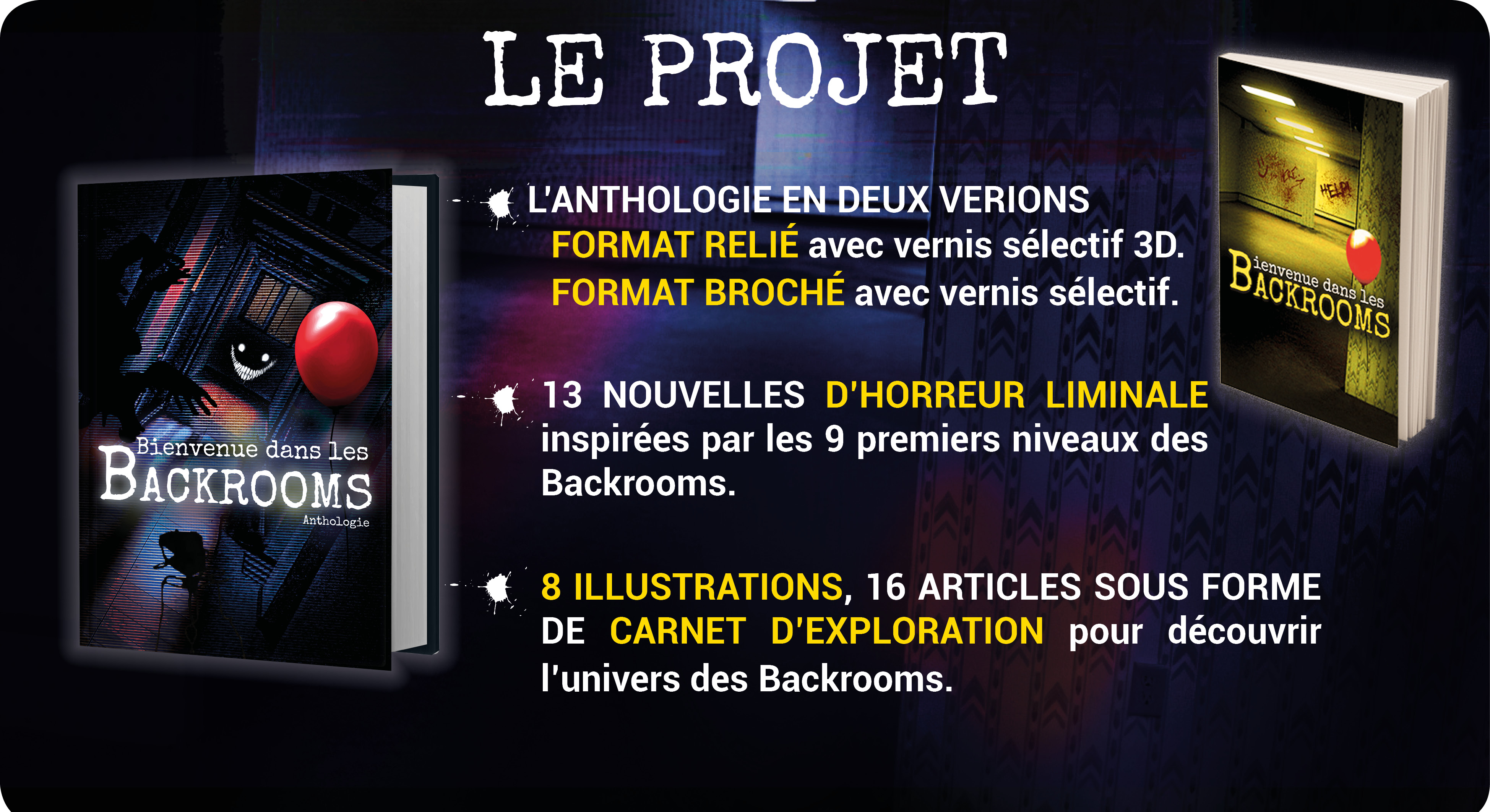 Première anthologie française dédiée aux BACKROOMS - Ulule
